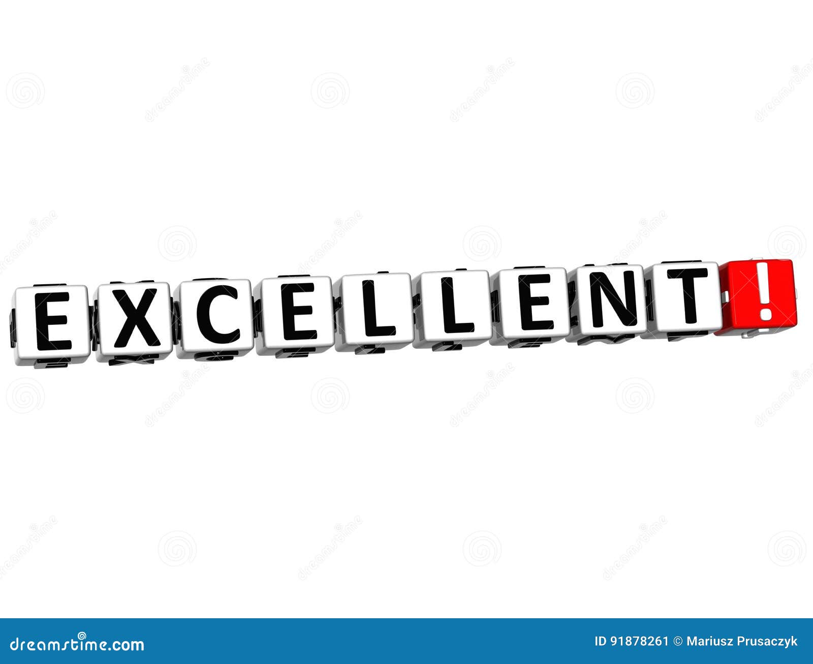 Palavras Cruzadas 3D Excelentes Ilustração Stock - Ilustração de ...