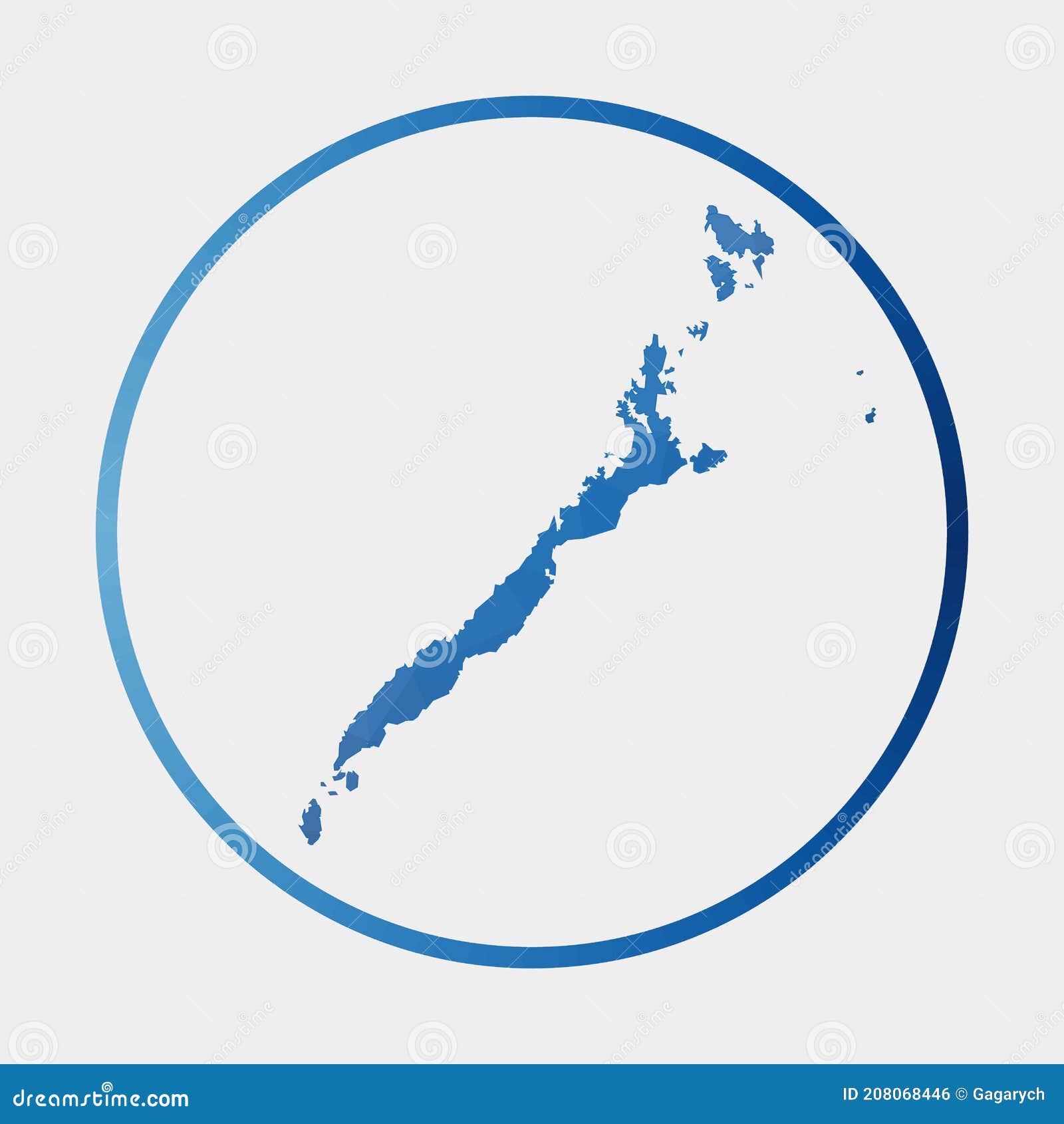 Palawan Round Logo. Vector Illustration | CartoonDealer.com #212786958