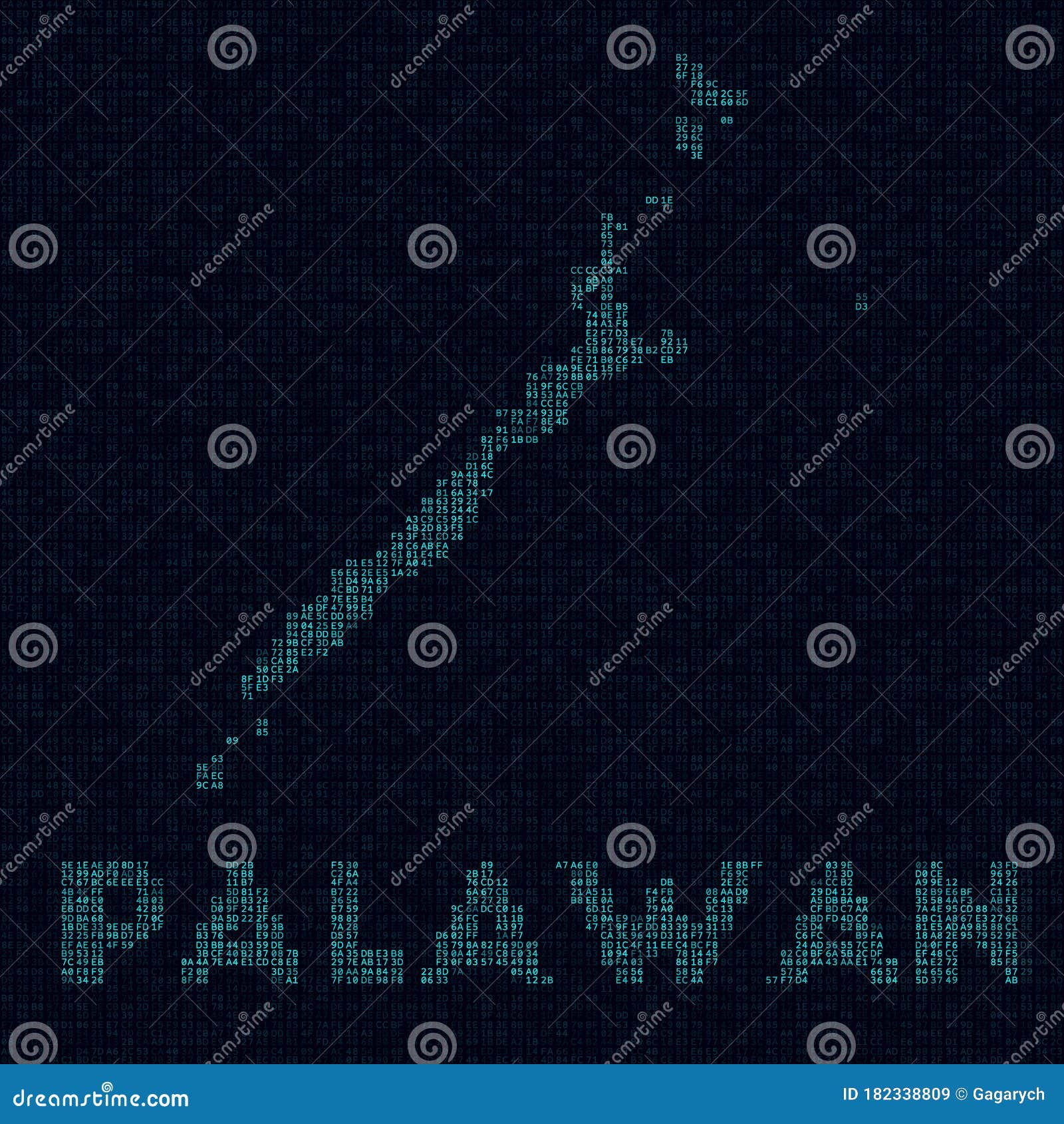 Palawan Network, Constellation Style Island Map. Vector Illustration ...