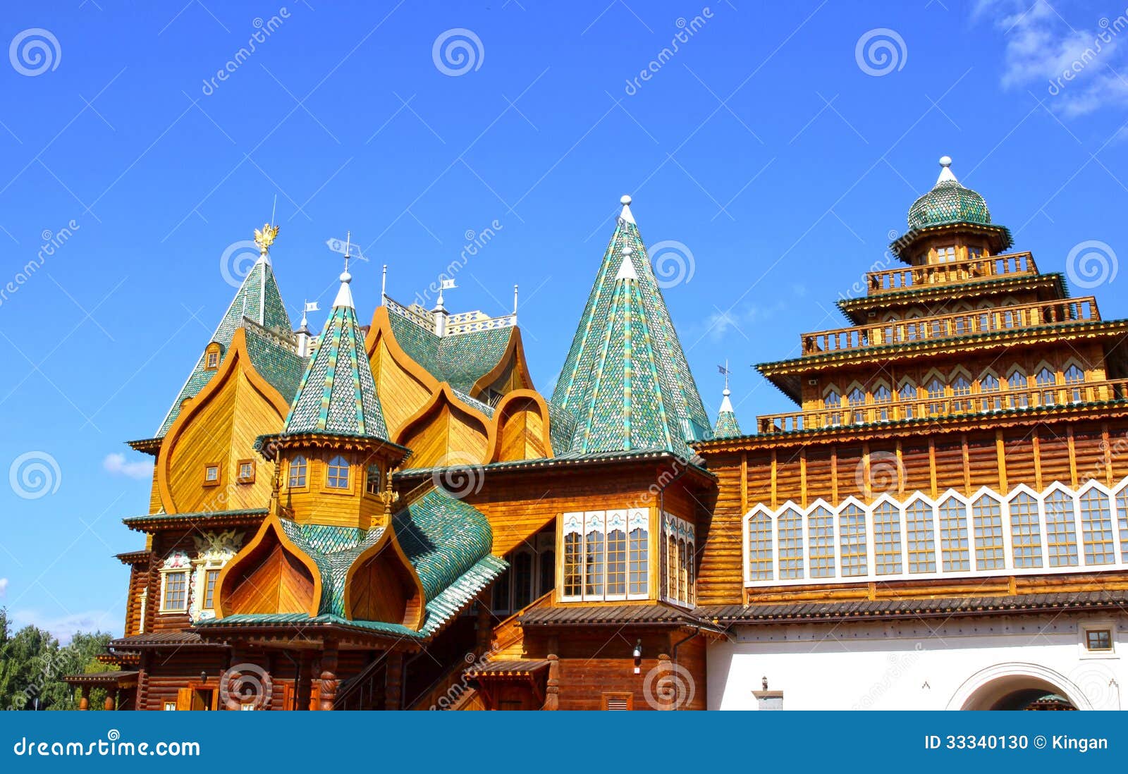 Palazzo Antico Dello Zar Russo Alexei Mikhailovich a Mosca Fotografia ...