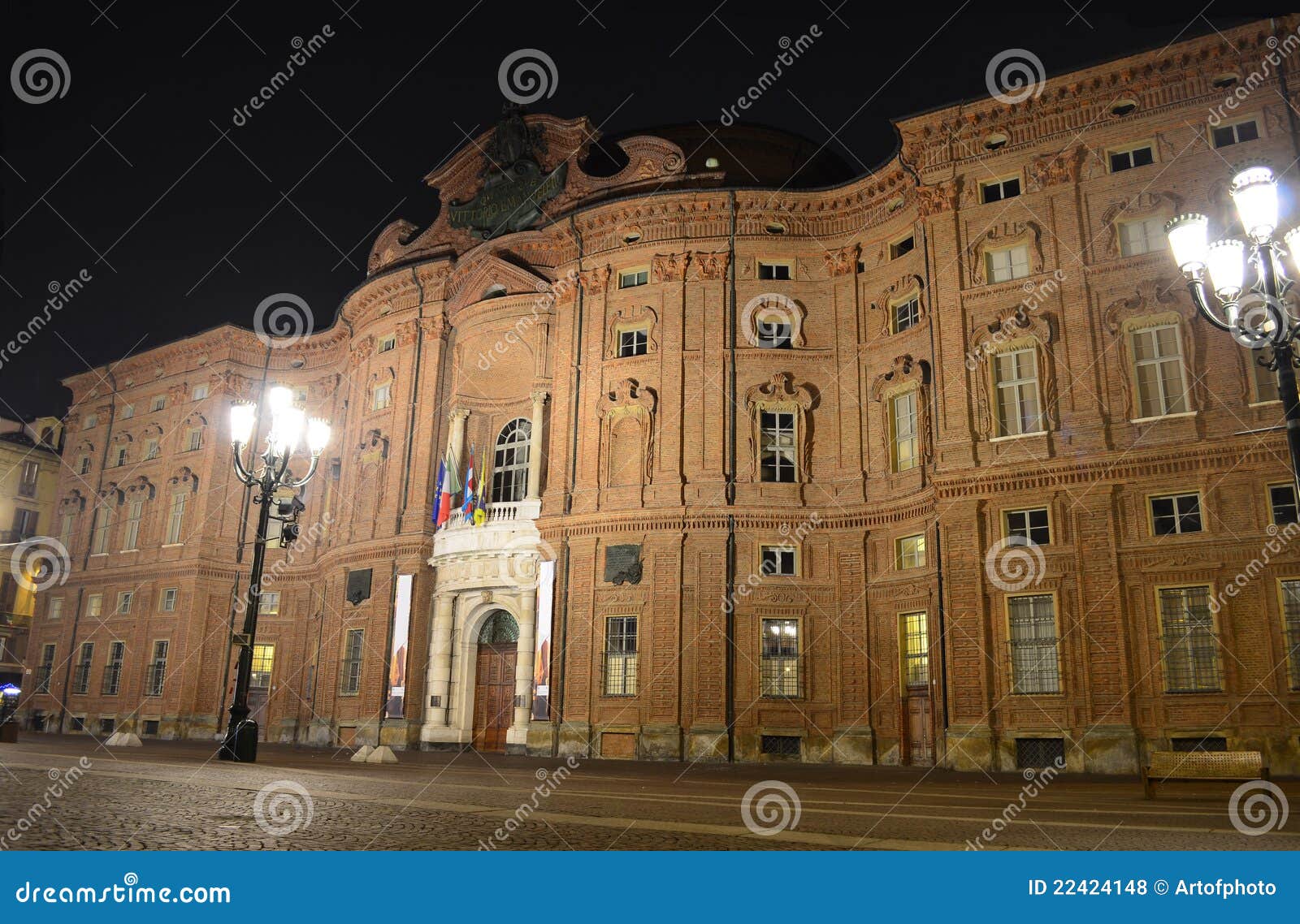 Palazzo Carignano in Turin stock photo. Image of italy - 22424148