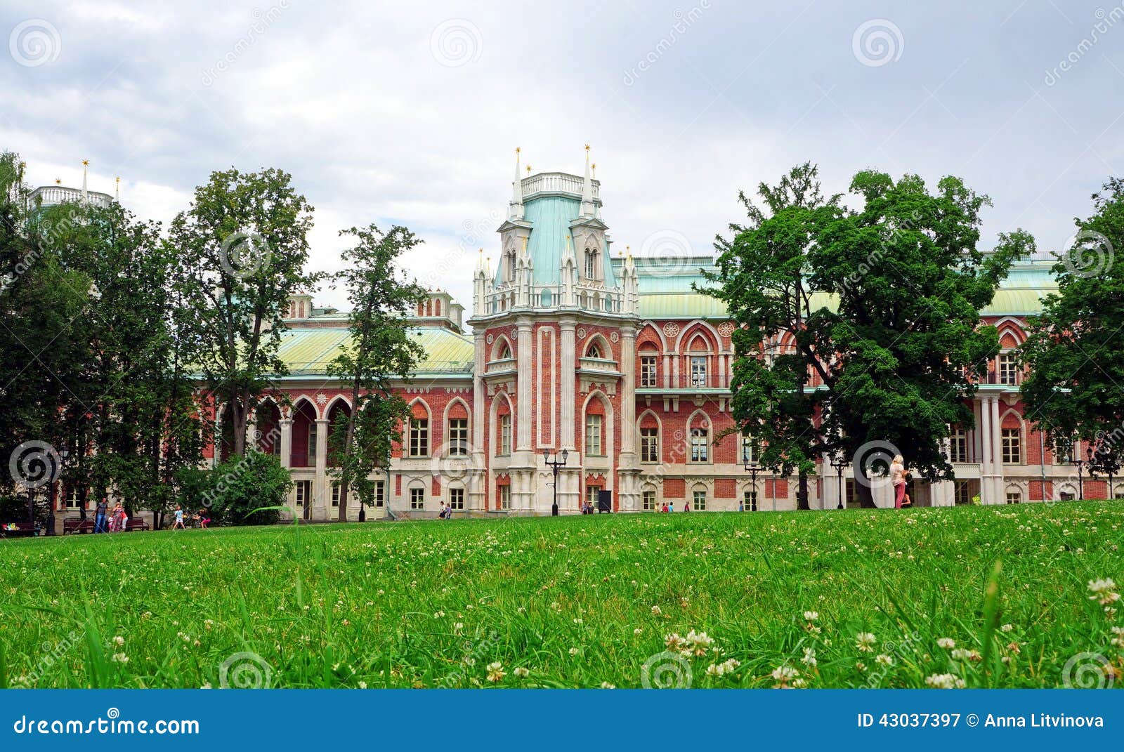 Palazzo Dell'imperatrice Russa Catherine II a Mosca Immagine Stock ...
