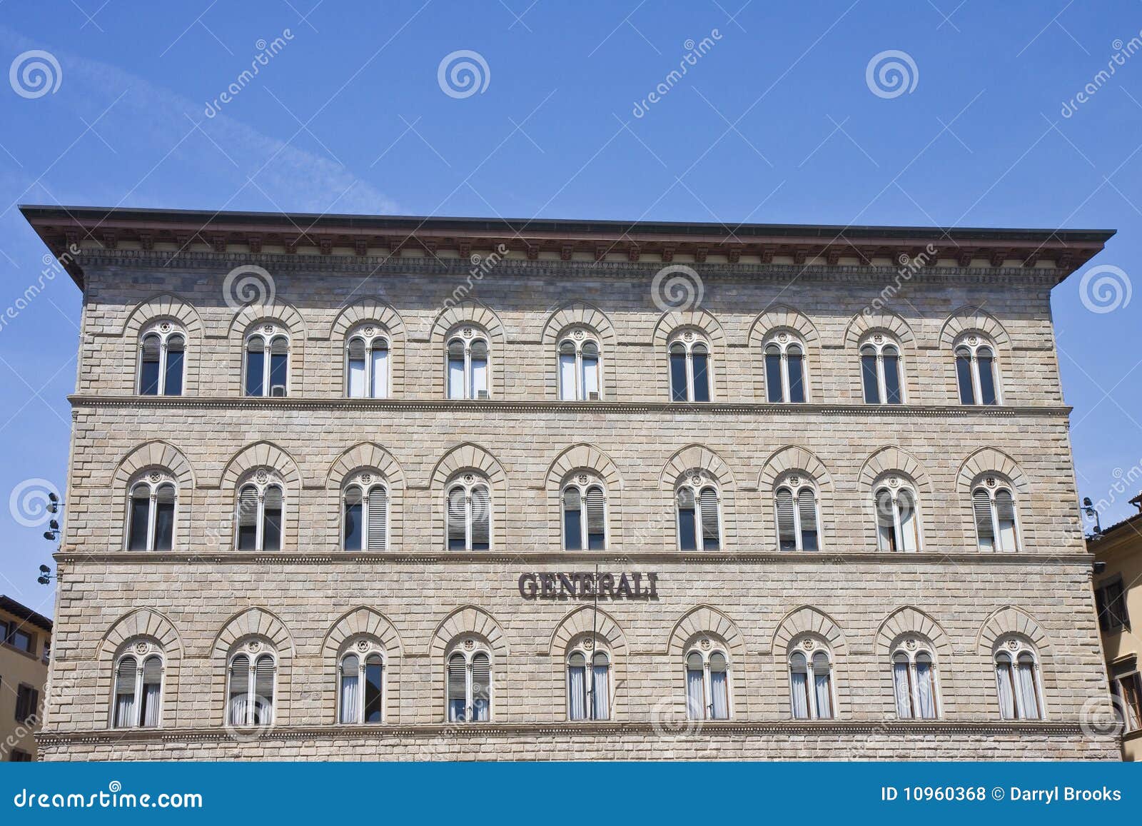 Palazzo Delle Assicurazioni Generali Stock Photo - Image of ...