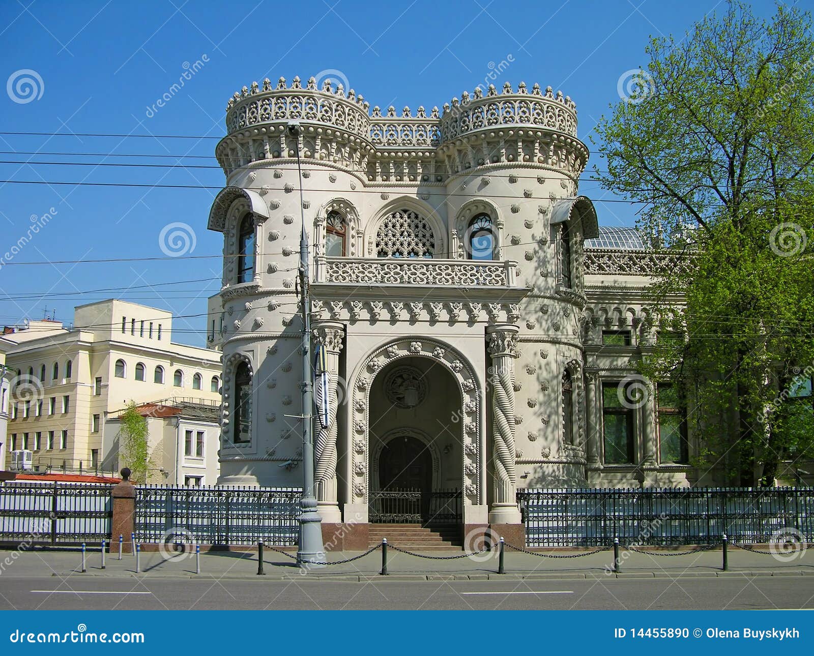 Palazzo Di Morozov, Mosca, Russia Fotografia Stock - Immagine di centro ...