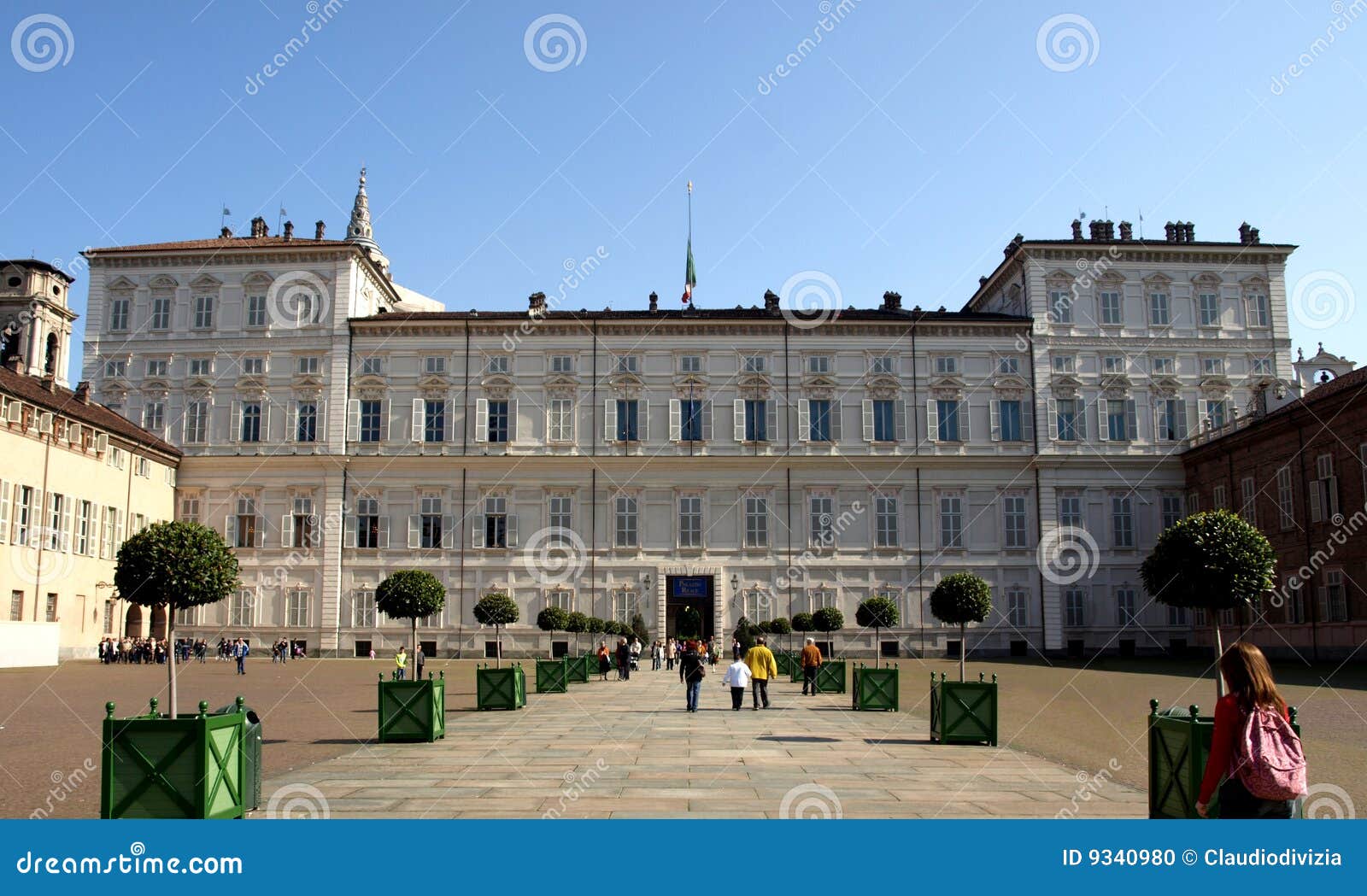 Palazzo Reale, Turin stock photo. Image of building, landmark - 9340980