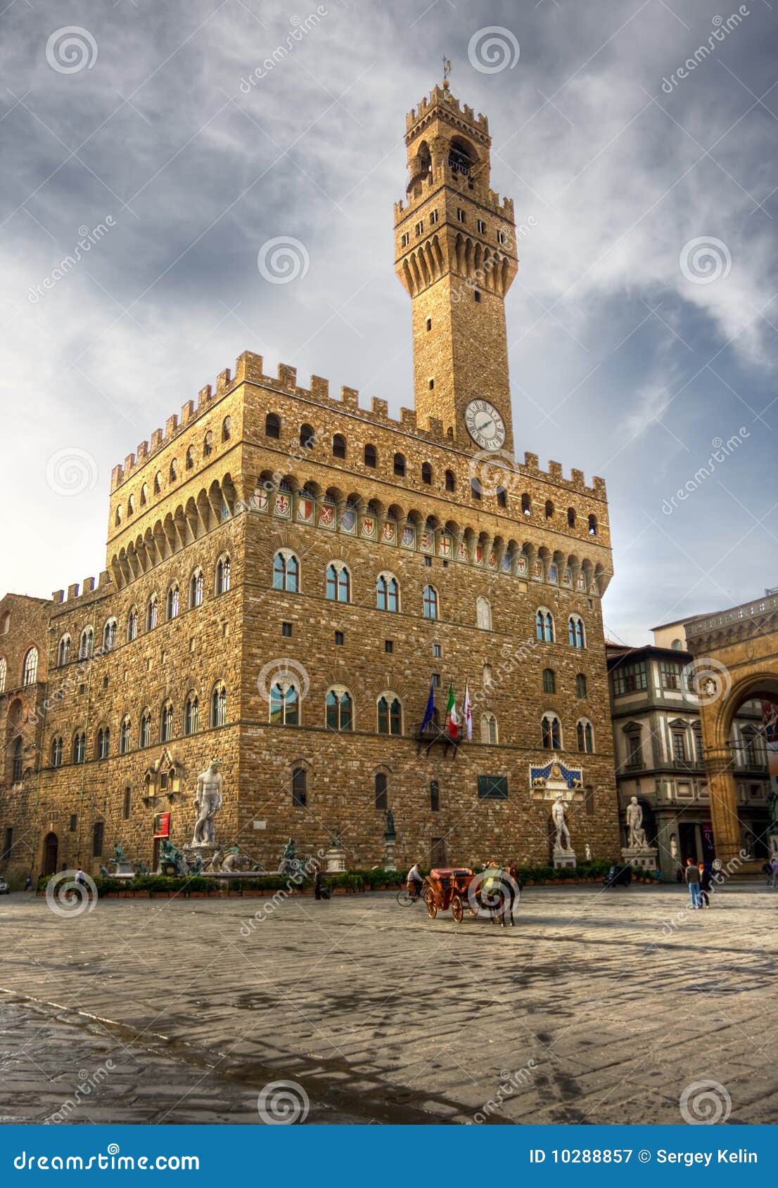 Palazzo Vecchio In Florence Royalty Free Stock Photography - Image ...