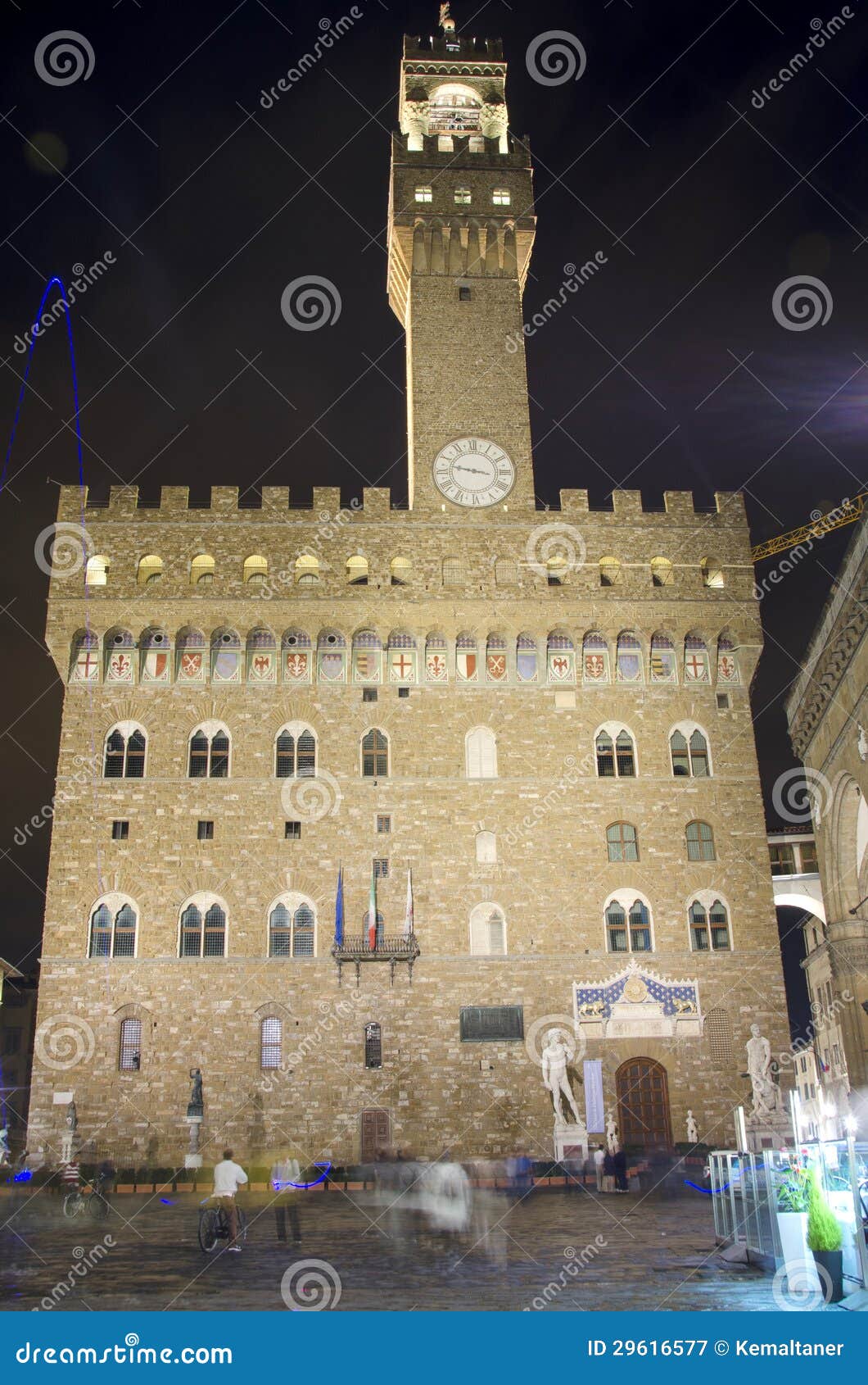 Palazzo Vecchio, Florence editorial photography. Image of brick - 29616577