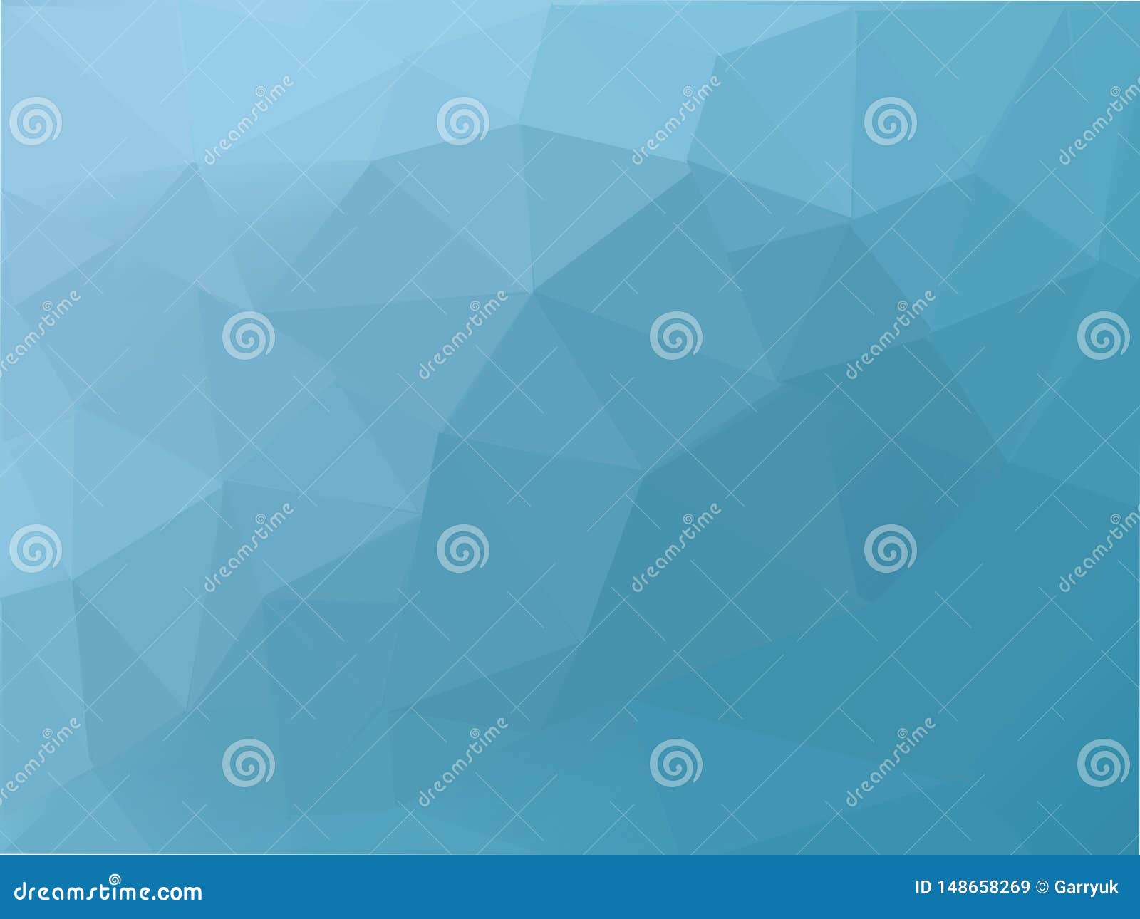 Pale Blue Abstract Background Polygon Art. Stock Illustration ...