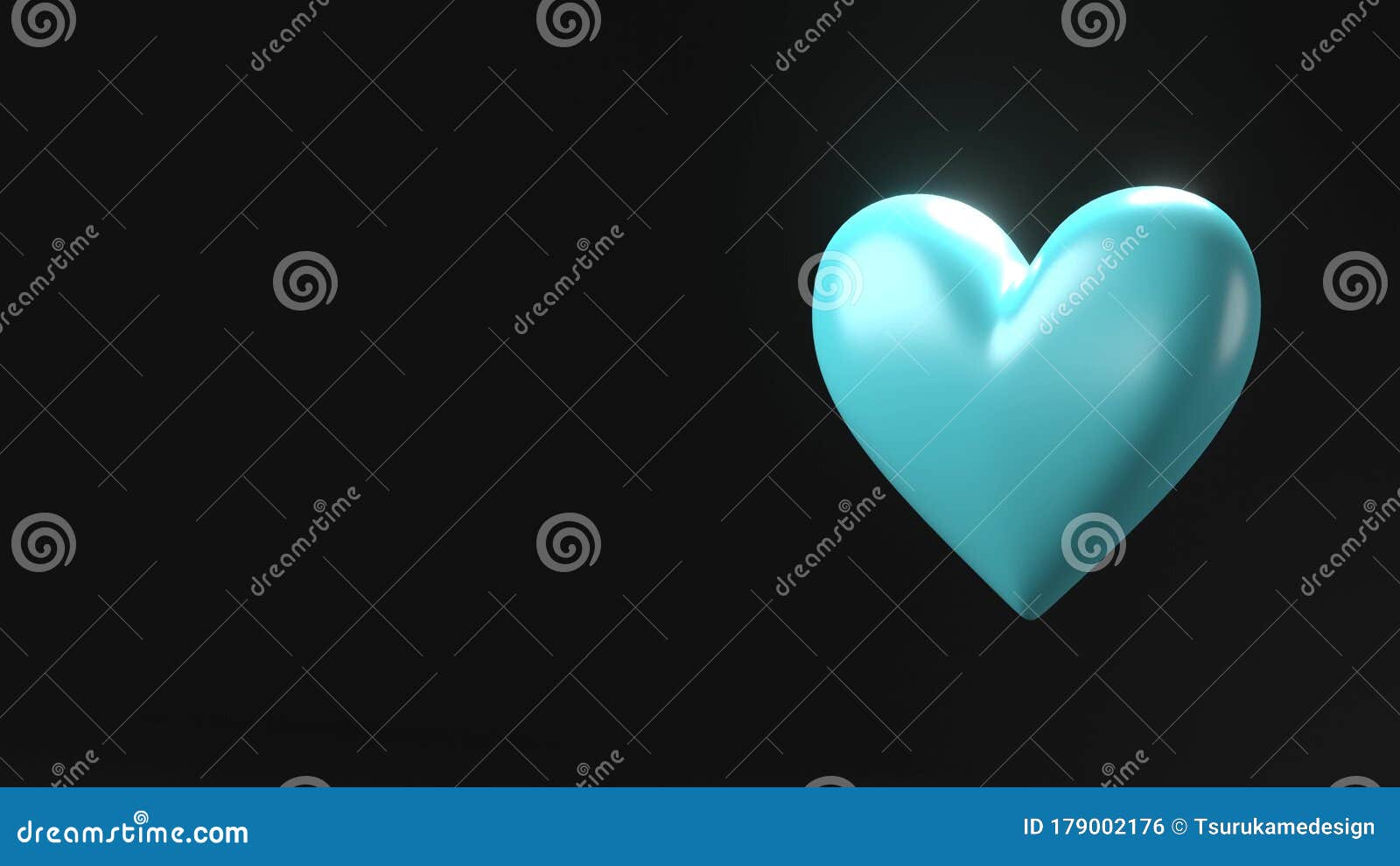 Pale Blue Broken Heart Objects in Black Text Space. Stock Footage ...