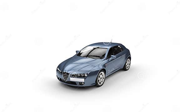 Pale Blue Car stock de ilustración. Ilustración de arte - 59006857