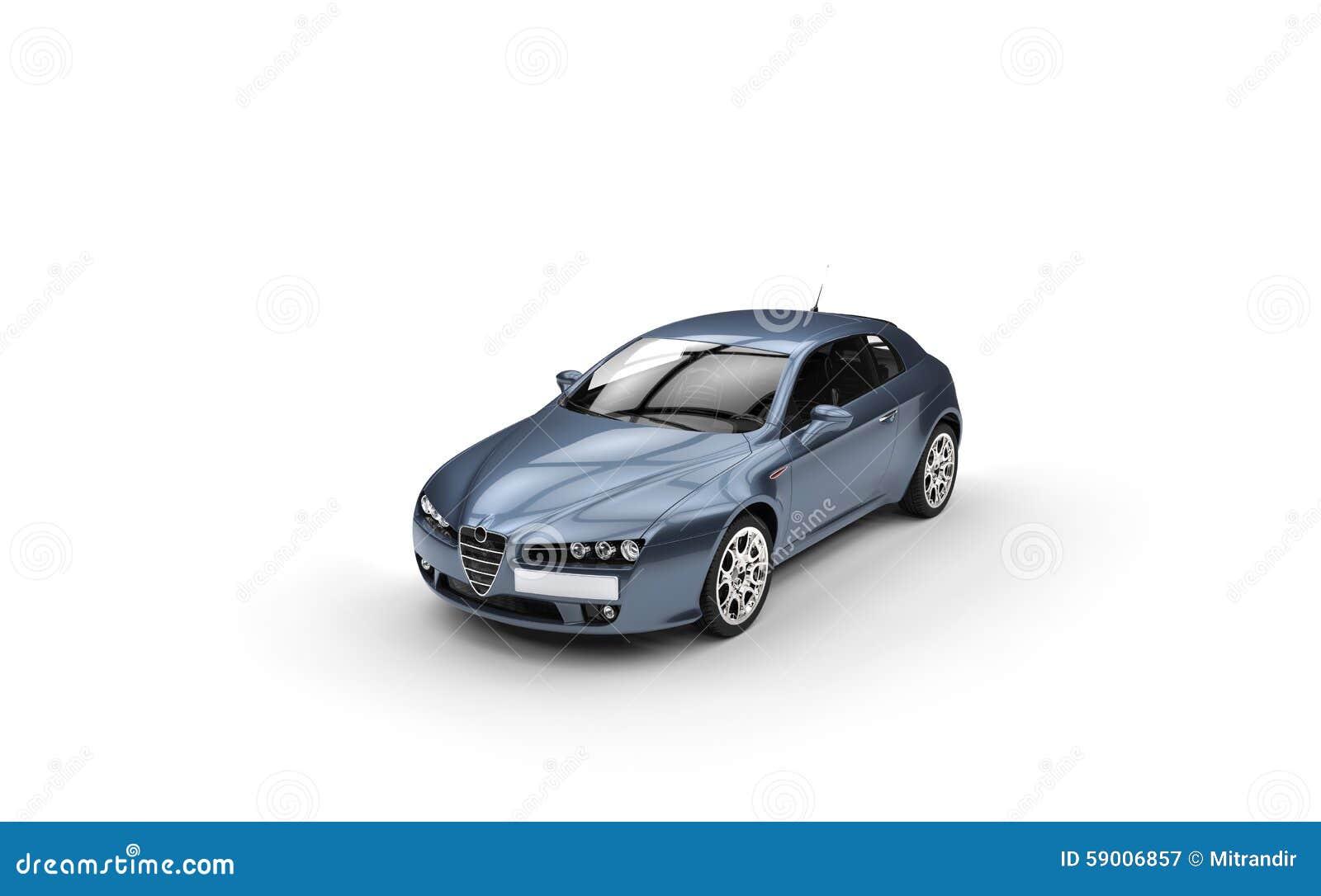 Pale Blue Car stock illustration. Illustration of alloy - 59006857