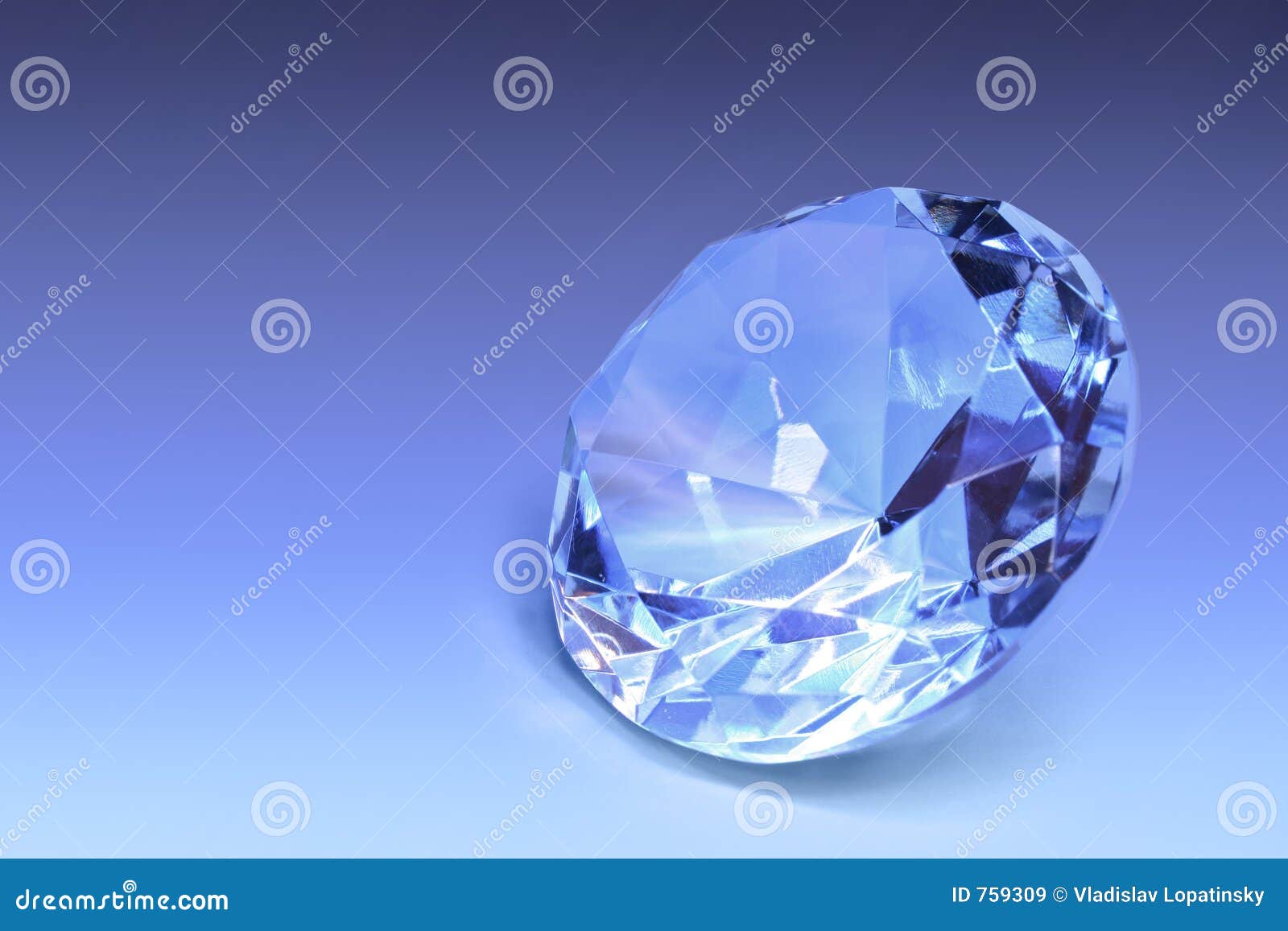 Pale blue gem stock image. Image of radiant, facets, shine - 759309