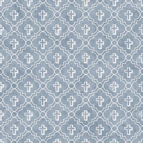 Pale Blue and White Cross Symbol Tile Pattern Repeat Background Stock ...
