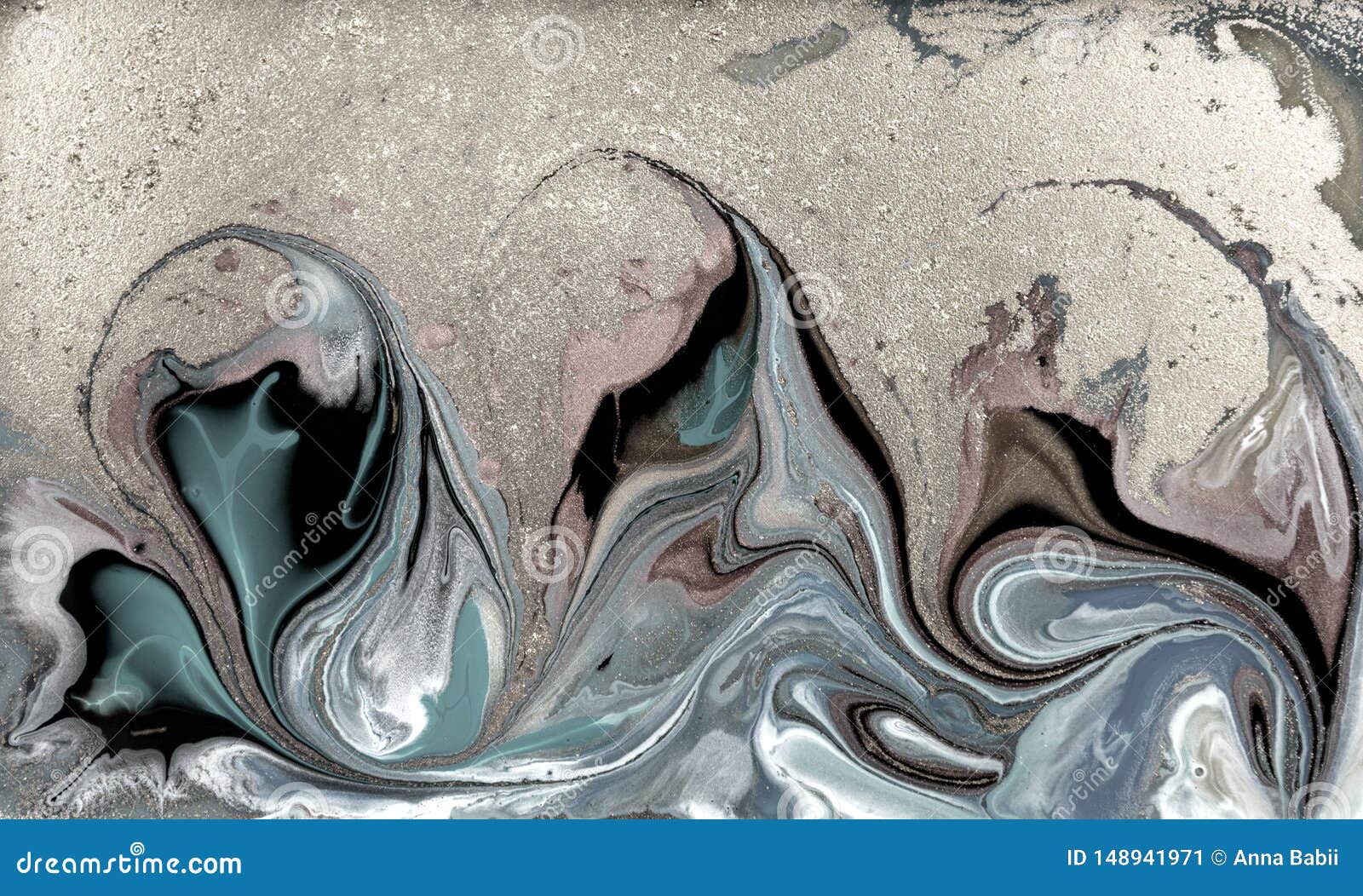 Pale Marbling Pattern. Simple Marble Liquid Texture. Stock Image ...