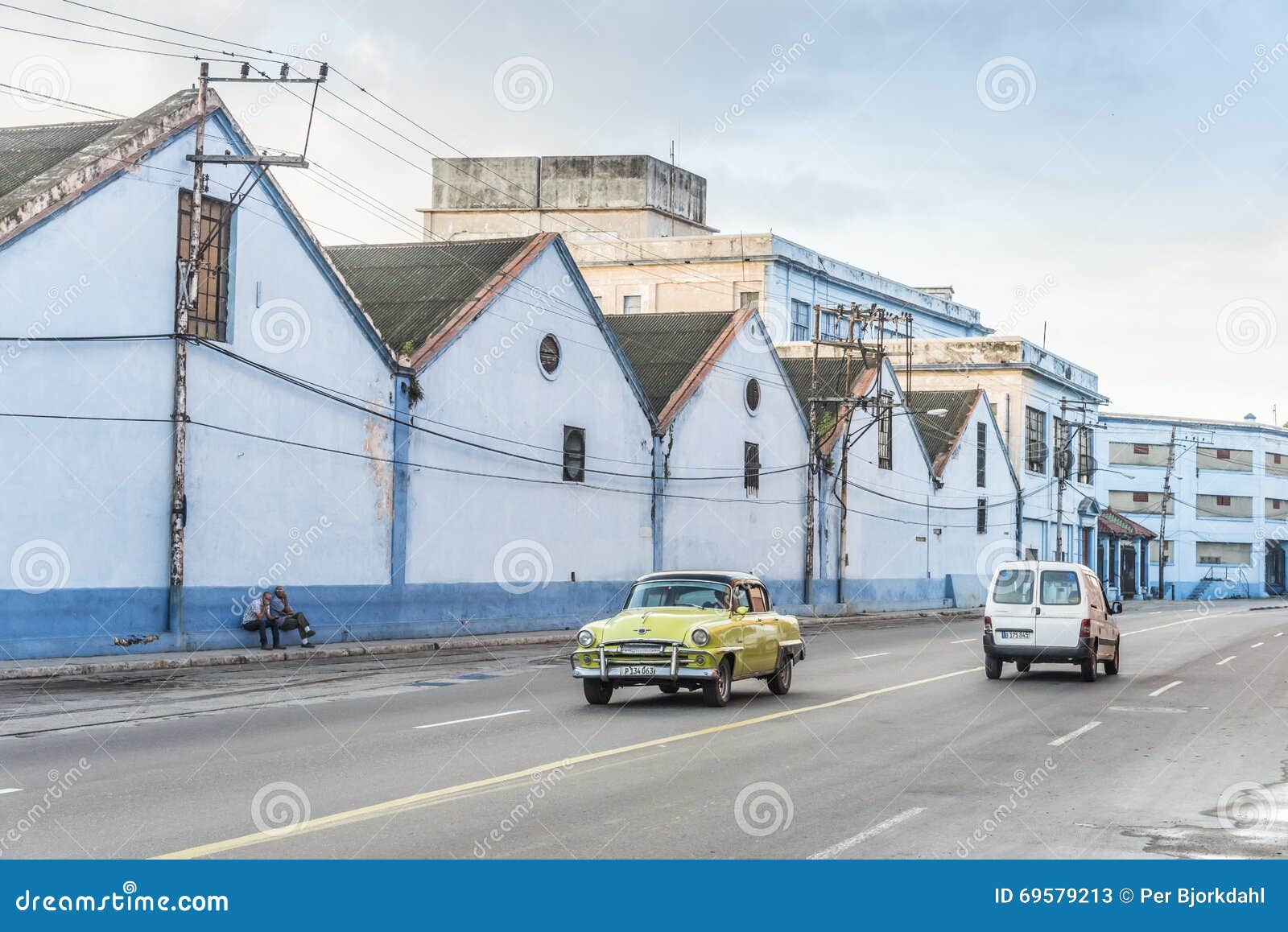 Pale Morning Sparse Traffic Havana Editorial Stock Photo - Image of ...