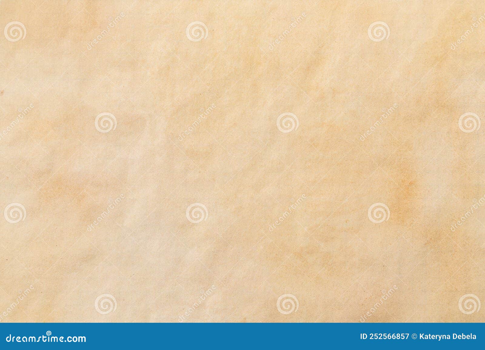Pale Old Yellow Paper Background Texture. Rough Light Brown Kraft Paper ...