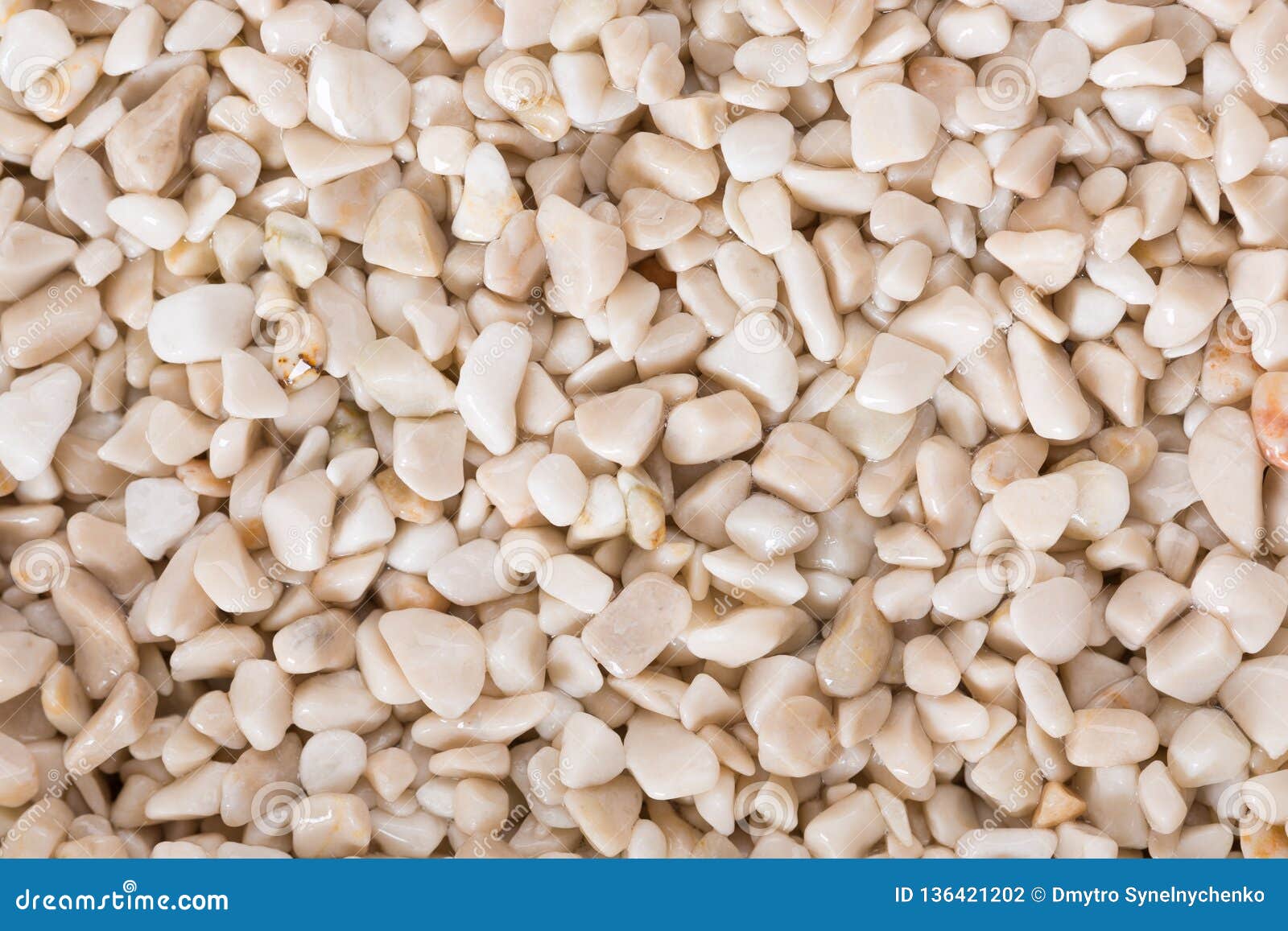 Pale Pebbles Background, Simplicity, Daylight, Stones on Macro. Stock ...