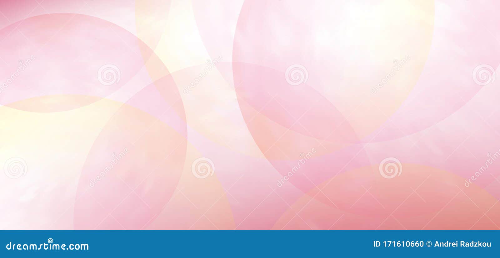 Pale Pink Background with Spheres. Subtle Vector Pattern Stock Vector ...