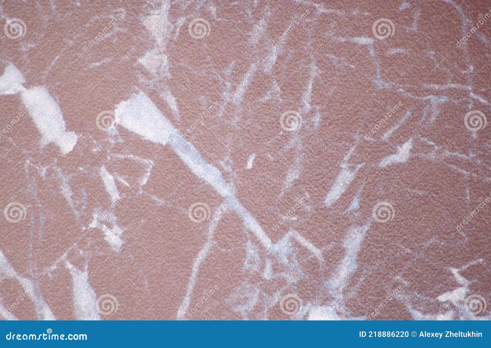 Pale Red Marble with Large White Veins, Close-up of a Flat Surface of ...