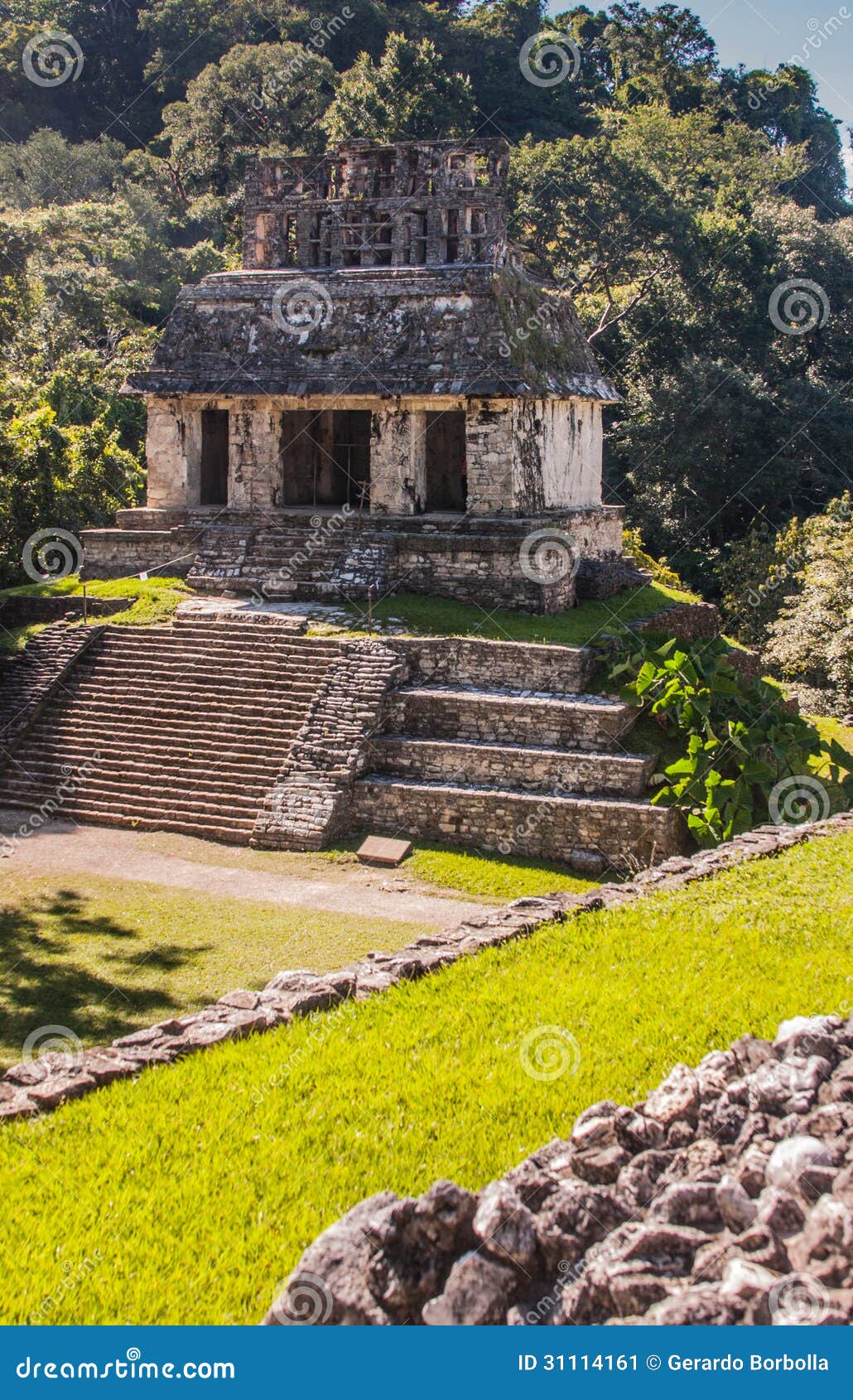 Palenque stock image. Image of maya, landscape, palenque - 31114161