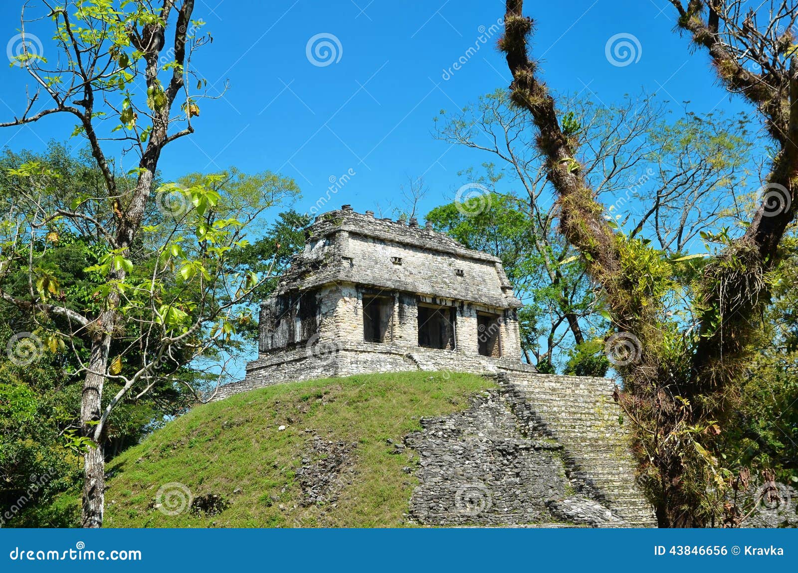 Palenque Ancient Maya Temples, Mexico Royalty-Free Stock Photography ...