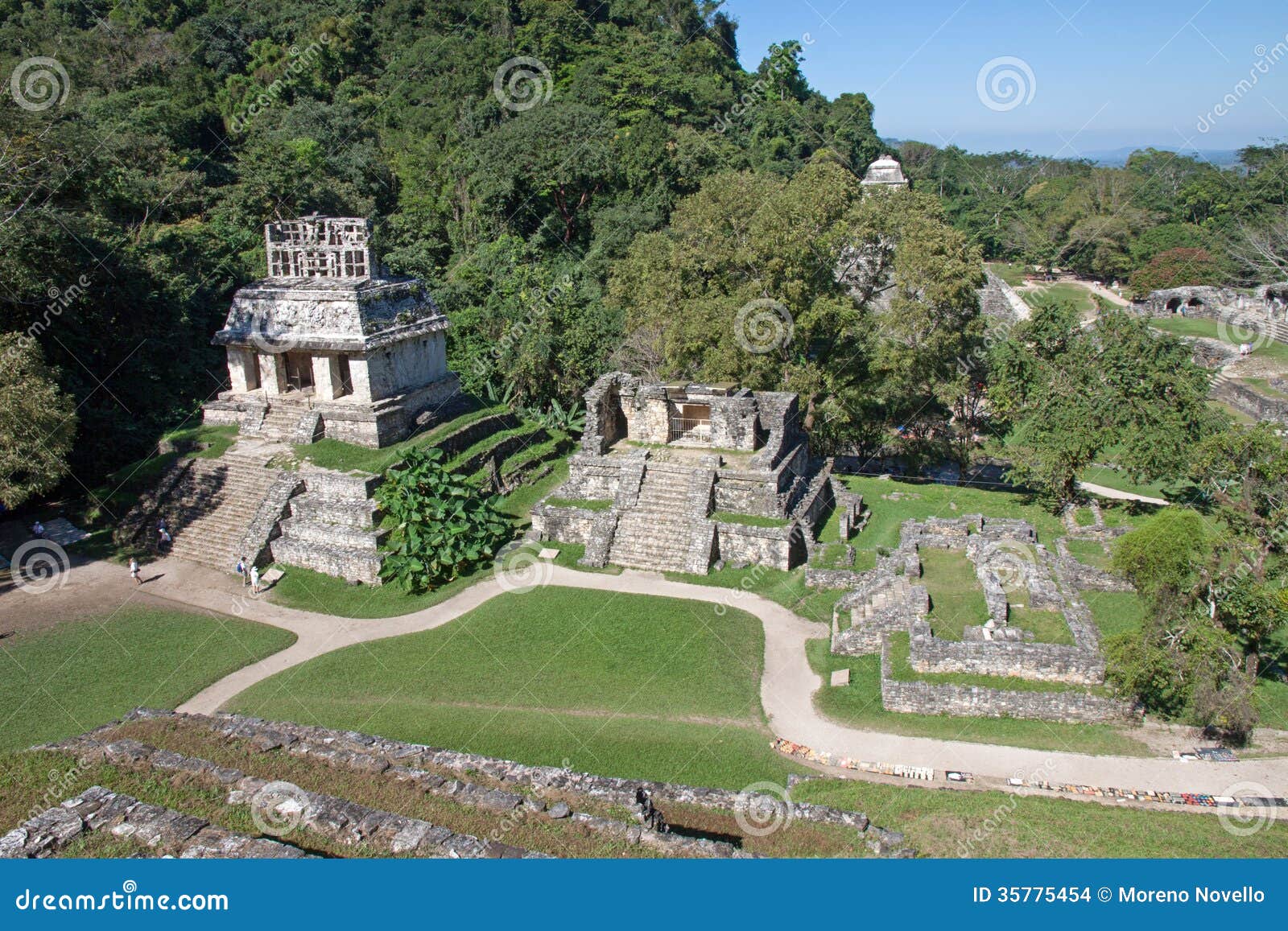 Palenque, México foto de archivo. Imagen de viejo, recorrido - 35775454
