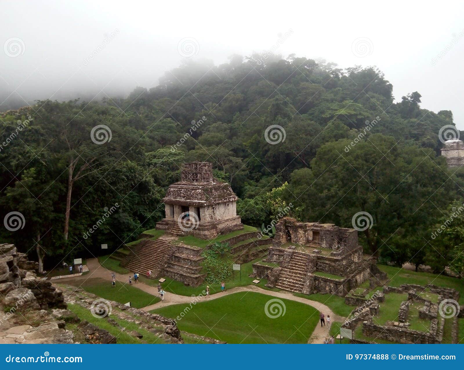 Palenque stock photo. Image of mayan, yucatan, city, palenque - 97374888
