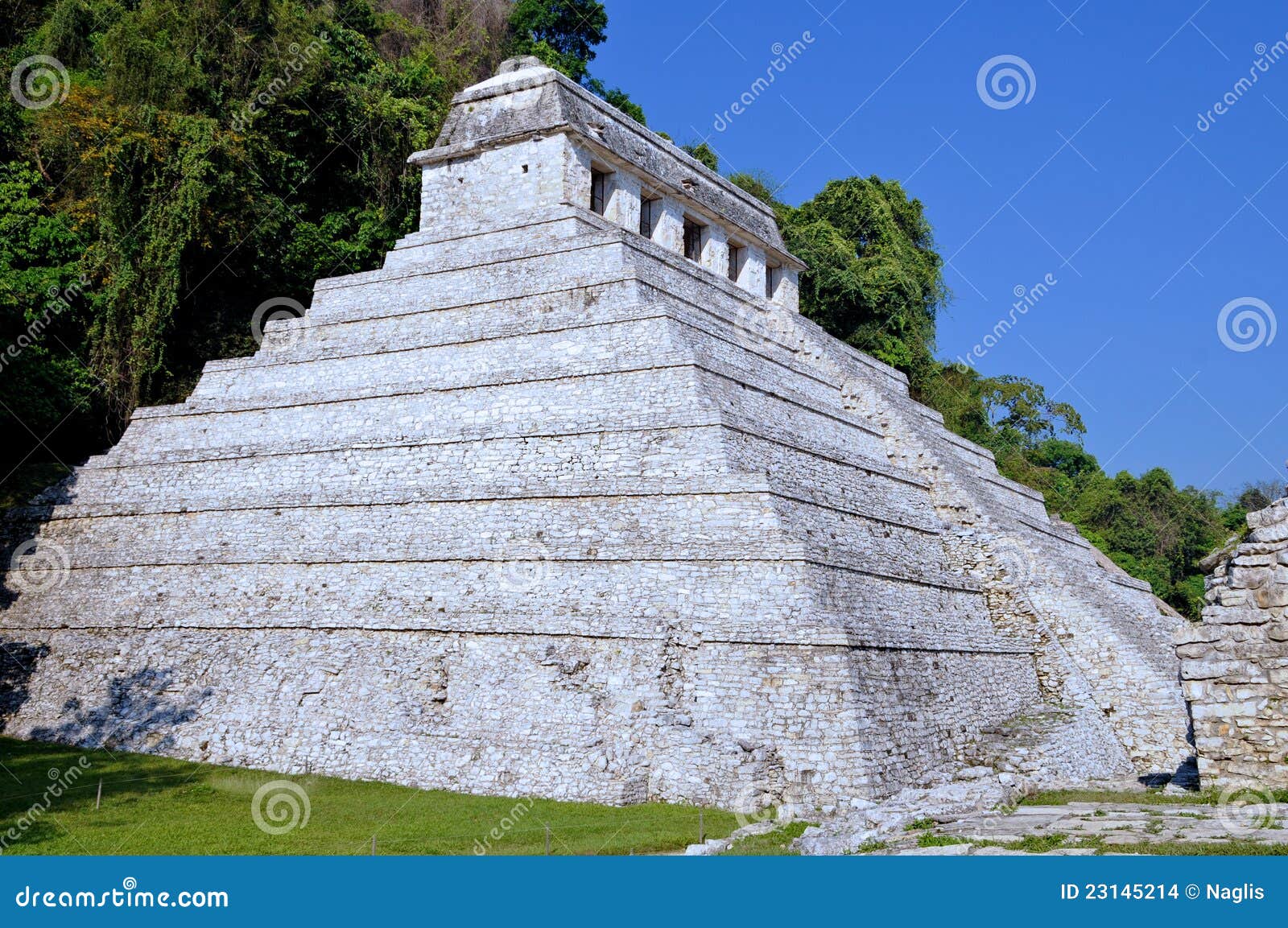 Palenque, Mexico stock photo. Image of pakal, building - 23145214