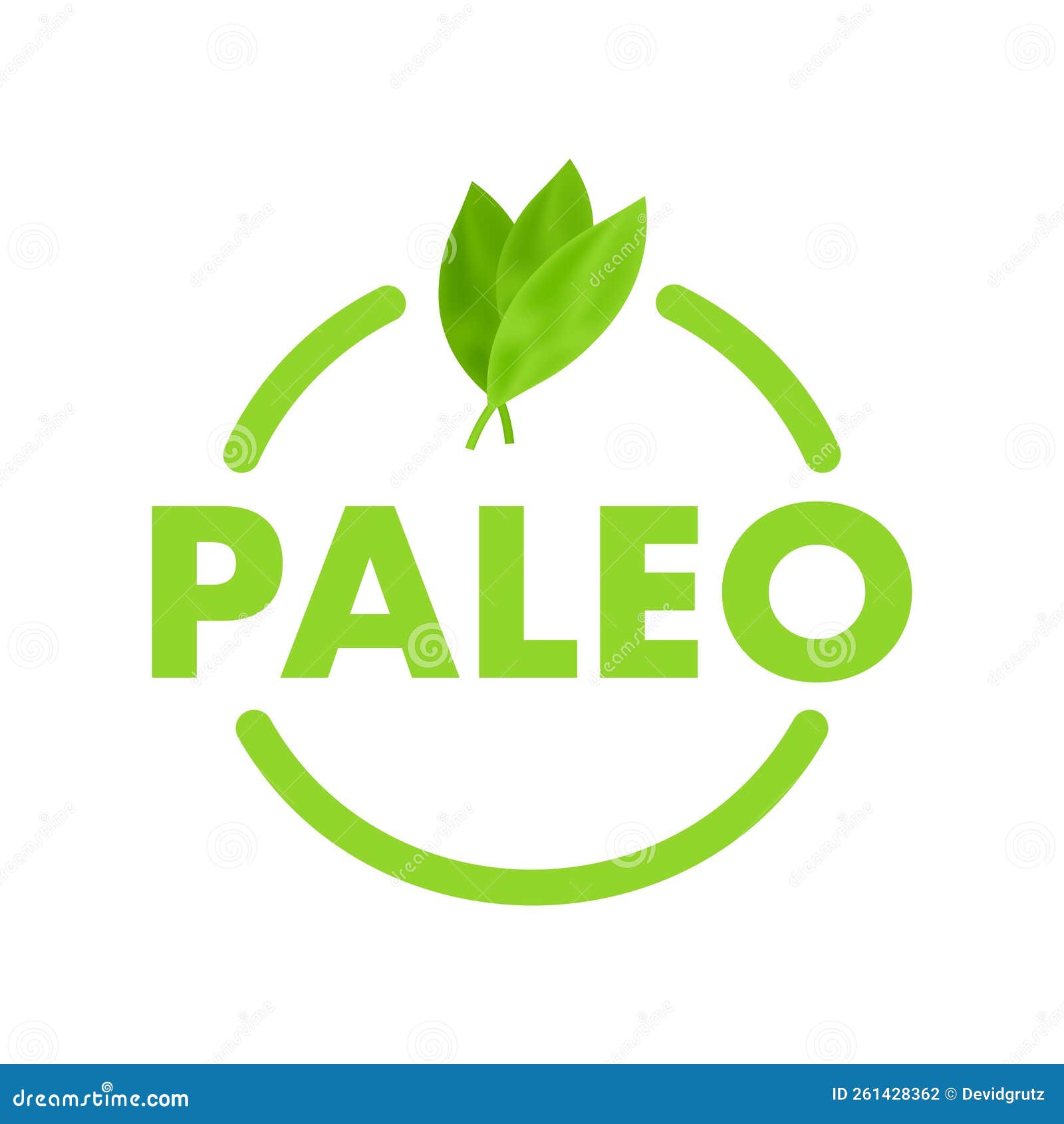 Paleo Diet Sign, Label. Diet Menu. Clean Eating Concept. Vector Stock ...