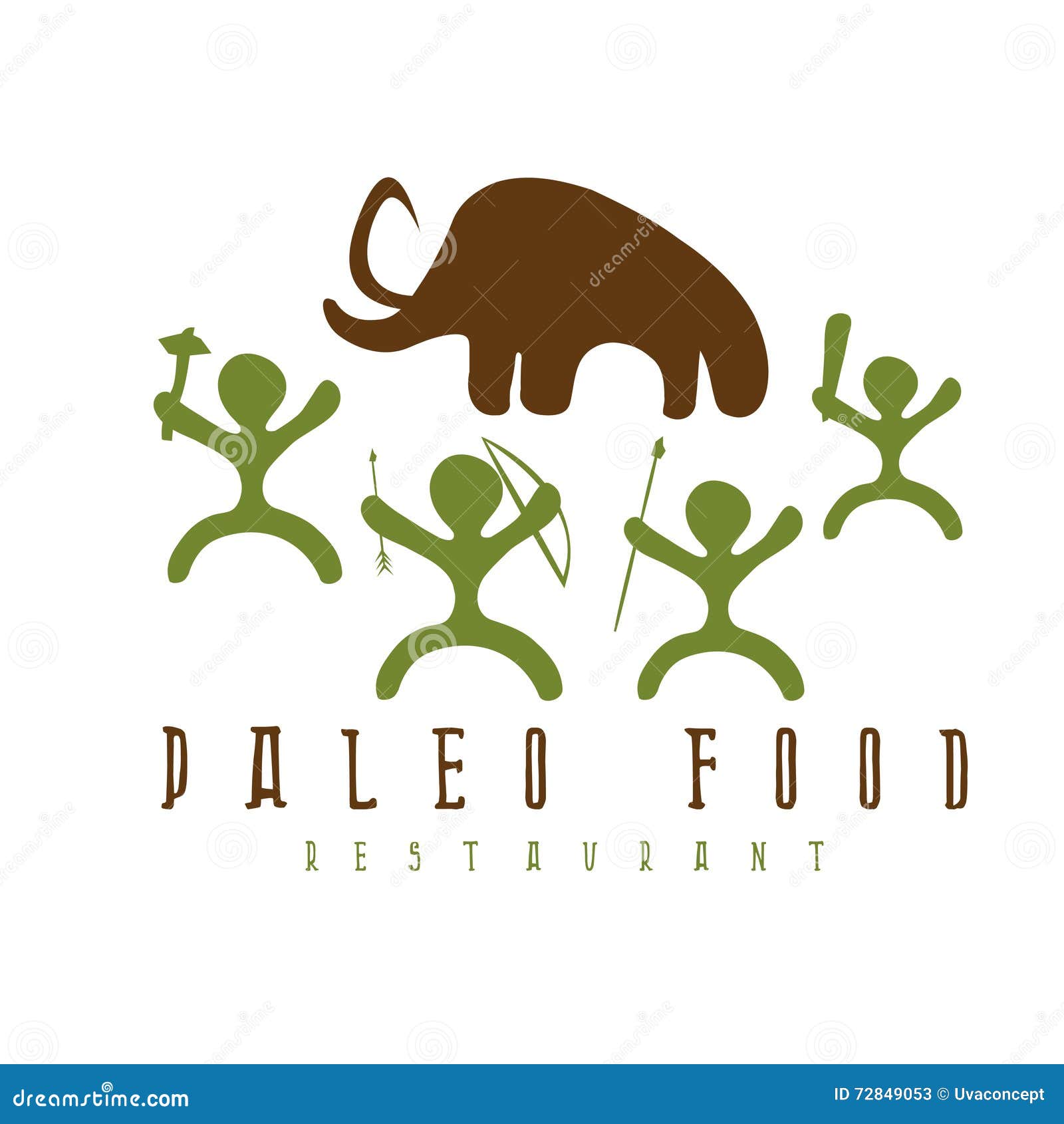 Paleo Food Pyramid Cartoon Vector | CartoonDealer.com #60599383
