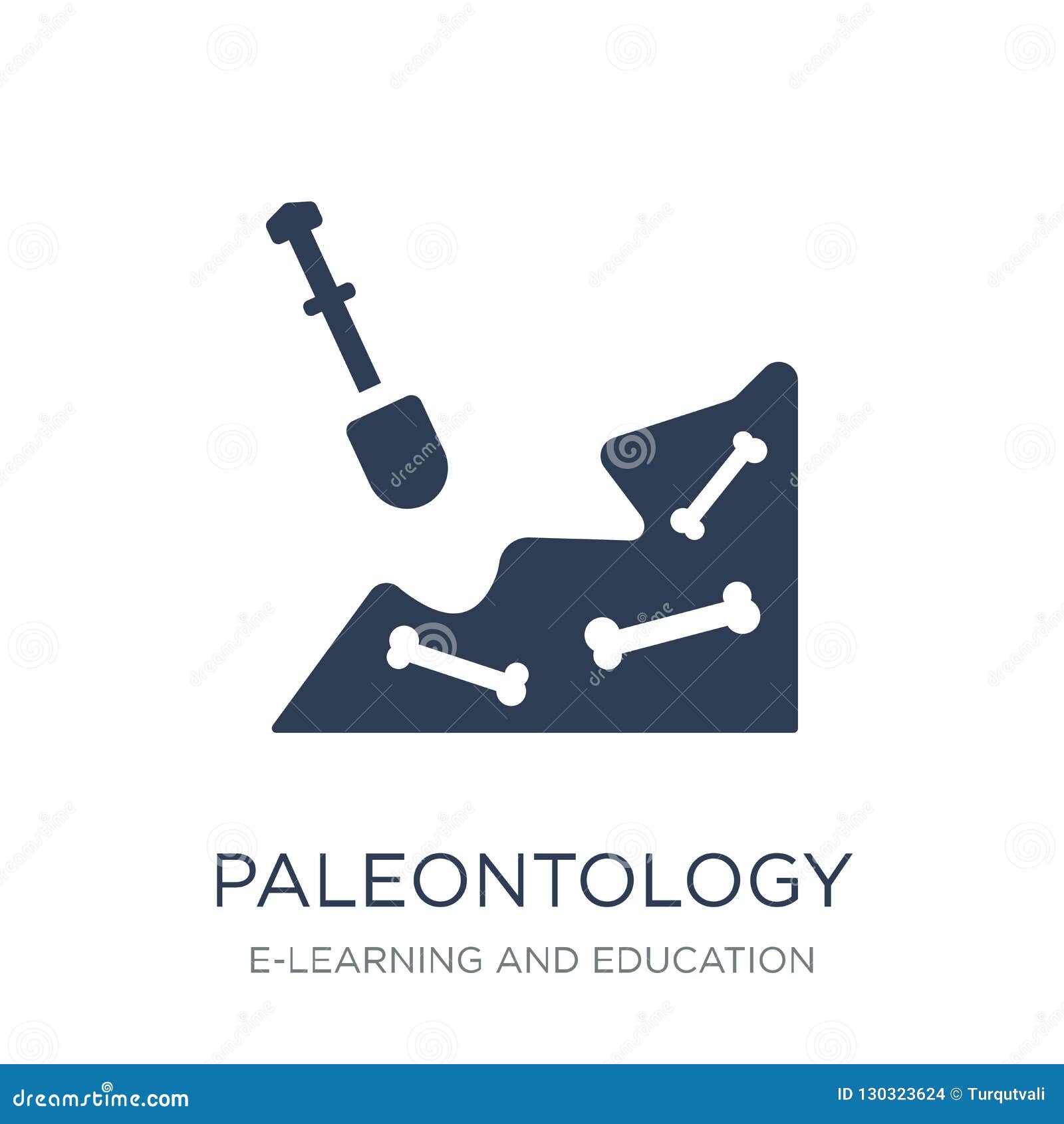 Paleontology Icon. Trendy Paleontology Logo Concept On White Background ...