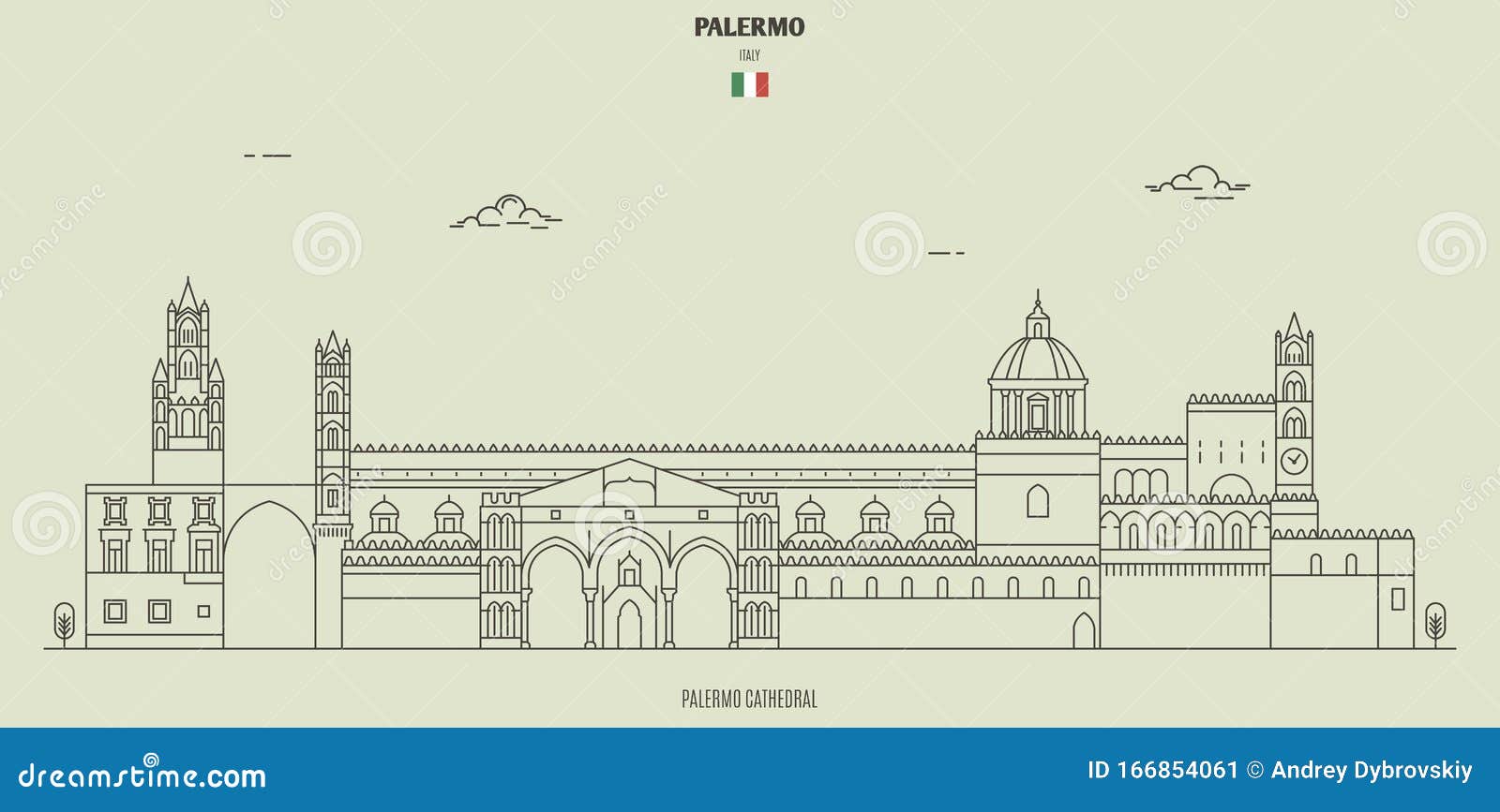 Palermo Cathedral, Sicily, Italy Stock Image | CartoonDealer.com #144761983