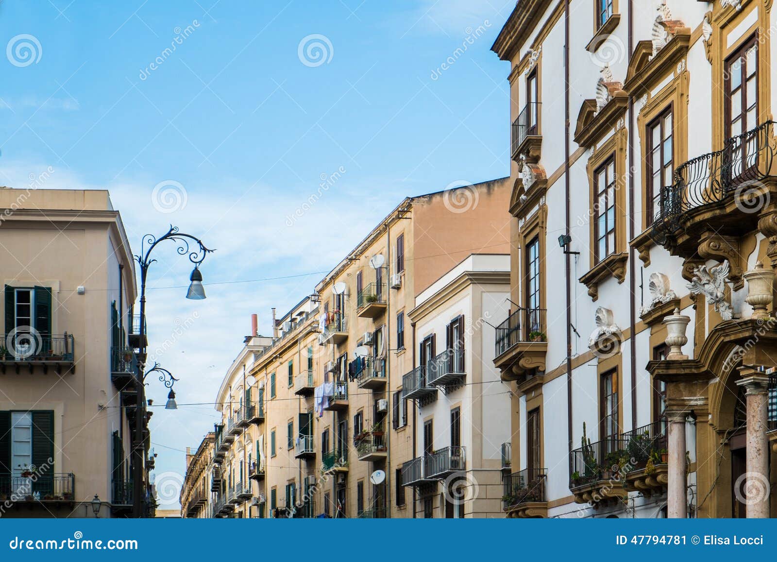 Palermo Kalsa stock image. Image of architecture, city - 47794781