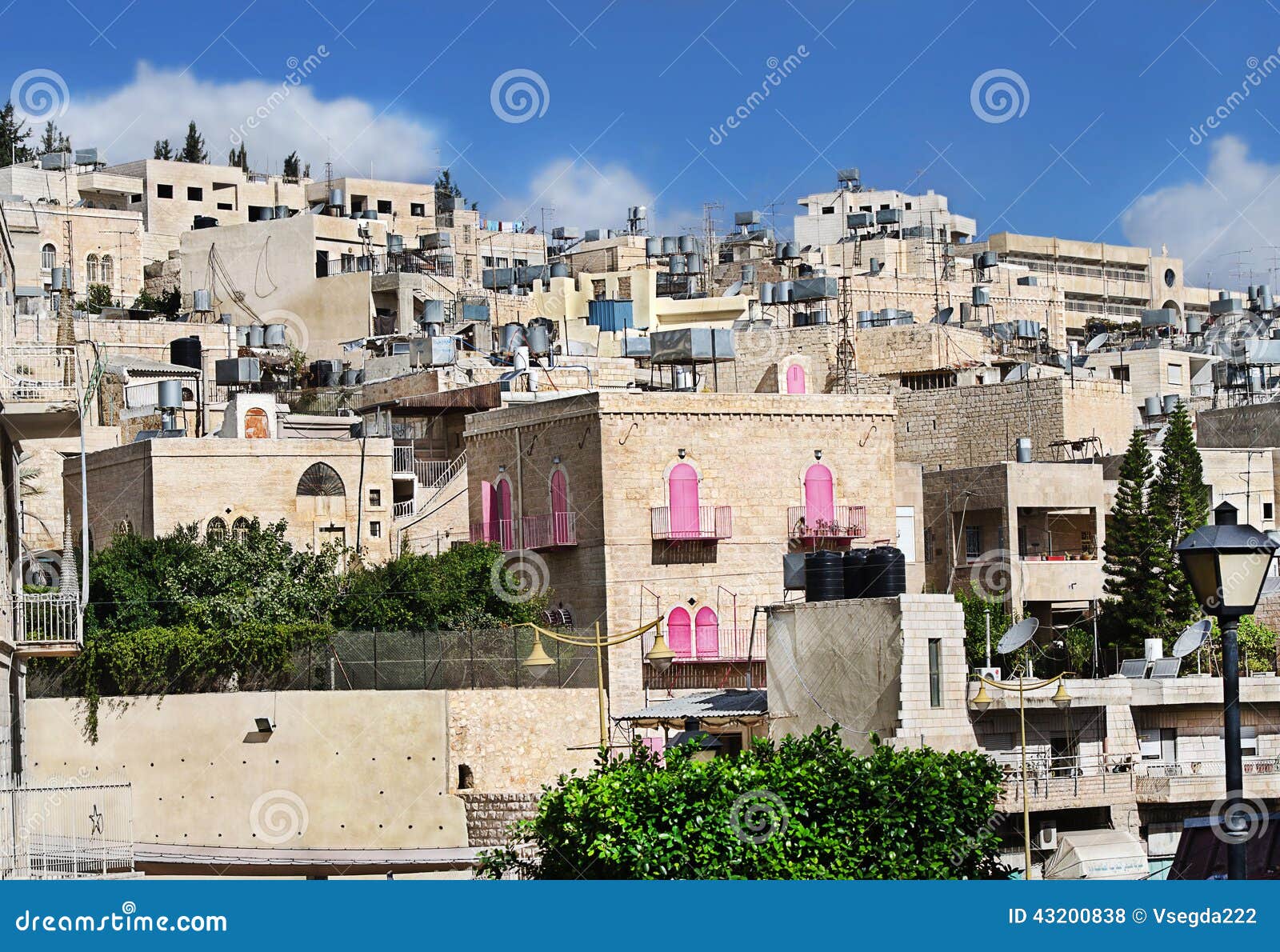 Palestina La Ciudad De Bethlehem Foto de archivo - Imagen de casa ...