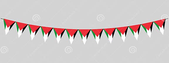 Palestine Bunting Garland with Palestinian Pennants, String of ...