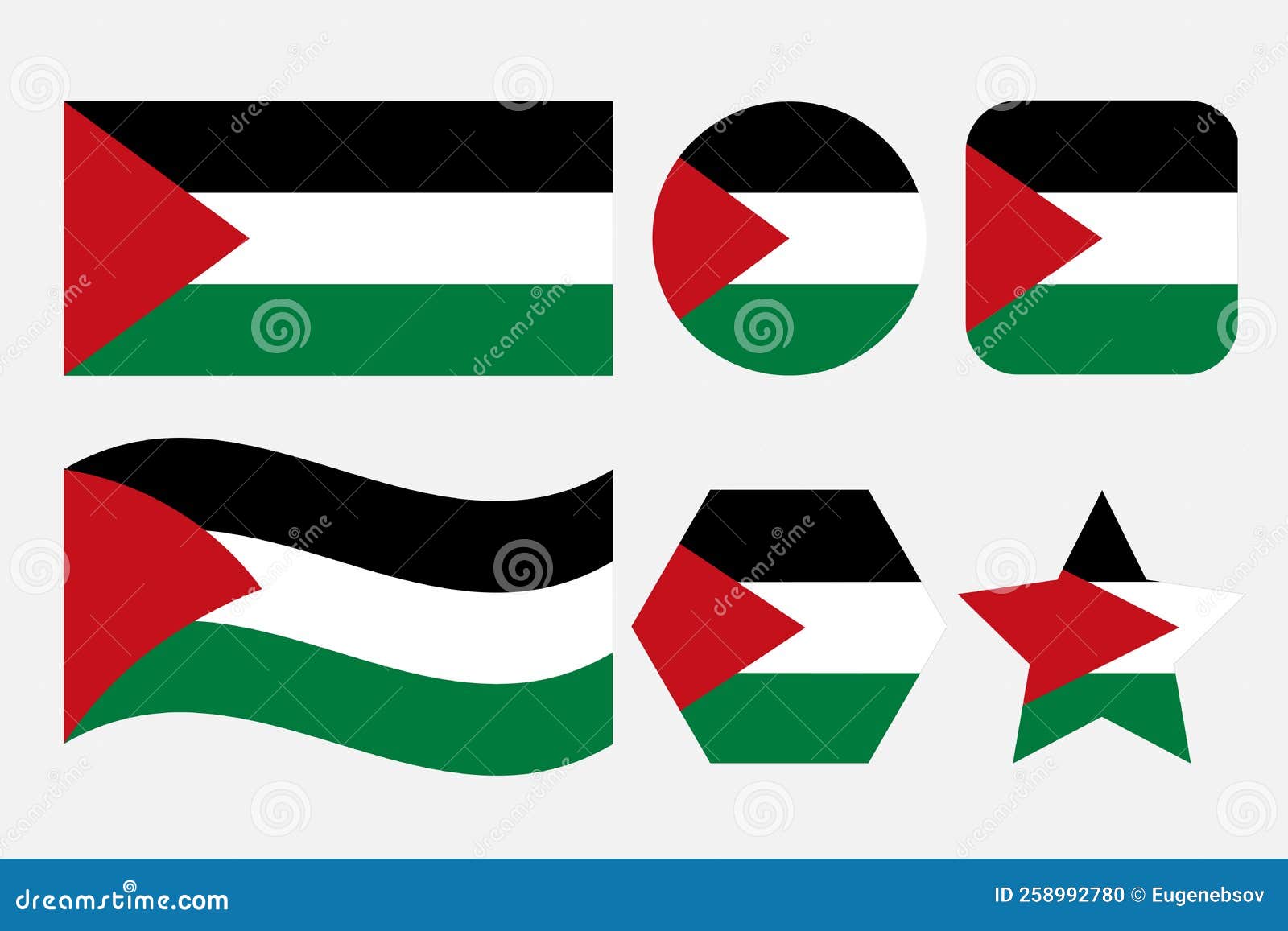 Palestine Flag Simple Illustration for Independence Day or Election ...