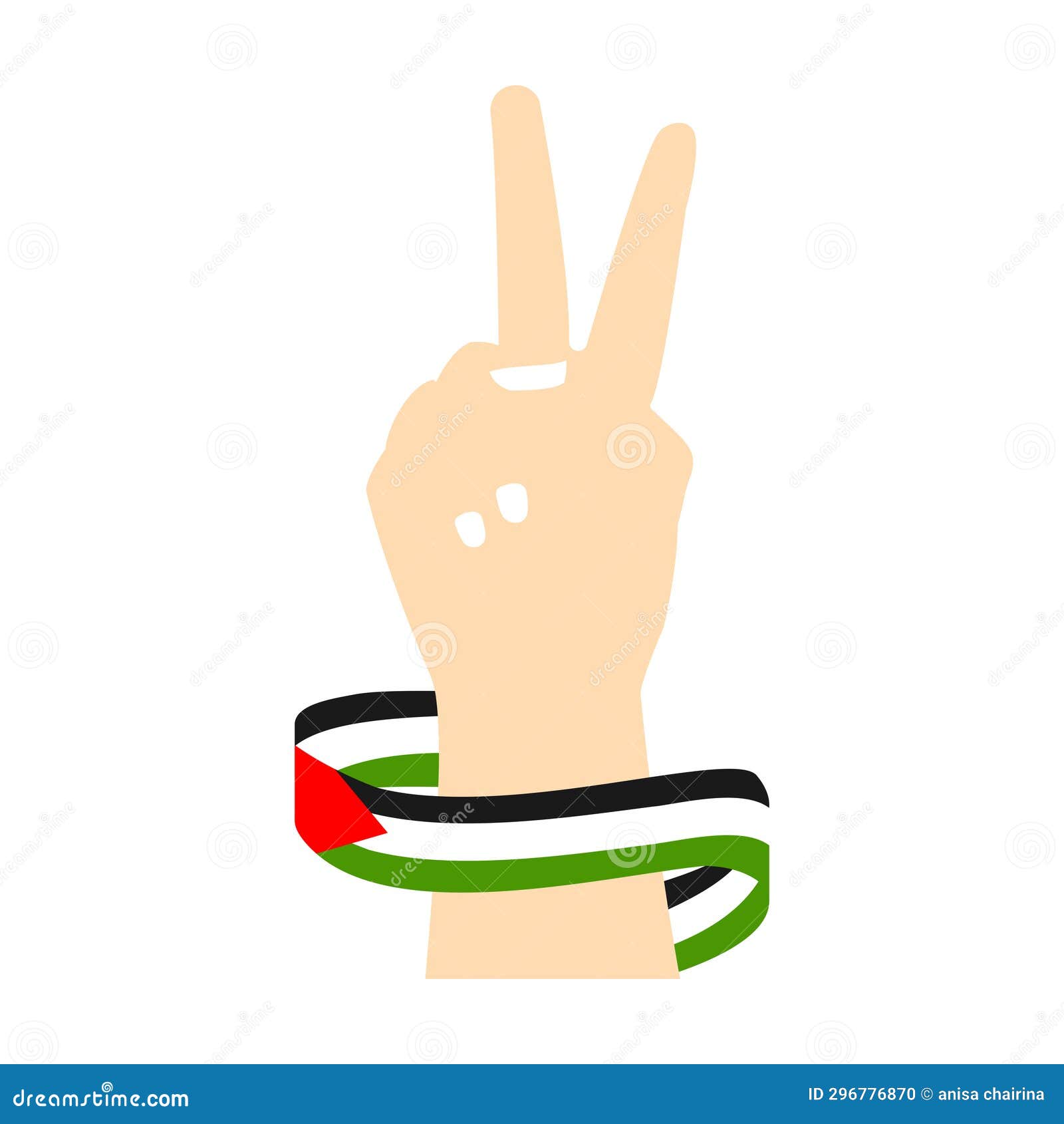 Palestine Hand Element Vector Design Stock Illustration - Illustration ...
