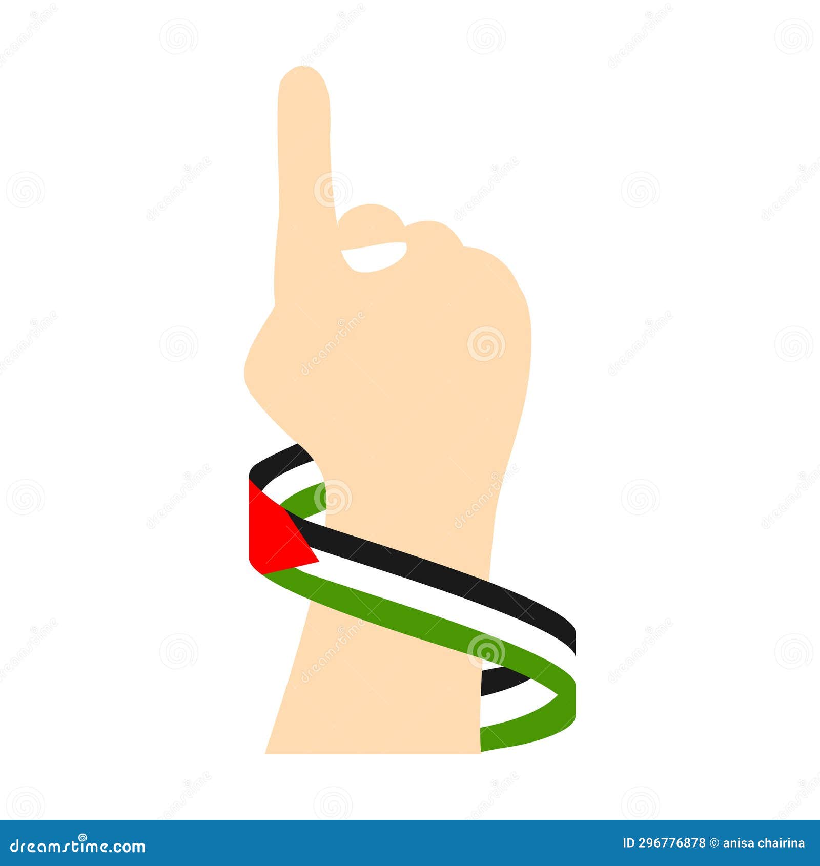 Palestine Hand Element Vector Design Stock Illustration - Illustration ...
