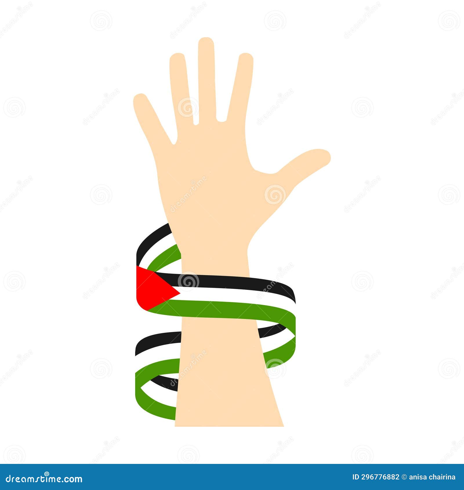 Palestine Hand Element Vector Design Stock Illustration - Illustration ...