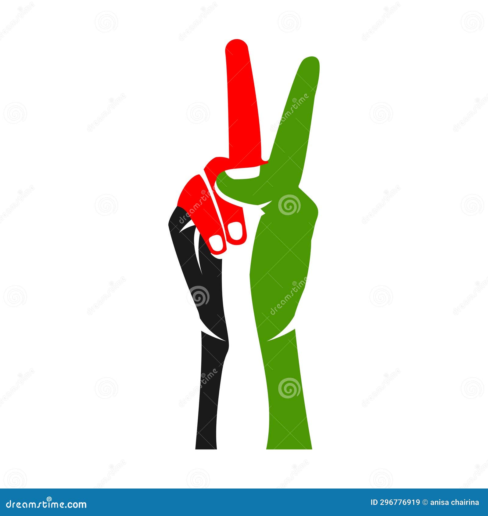 Palestine Hand Element Vector Design Stock Illustration - Illustration ...