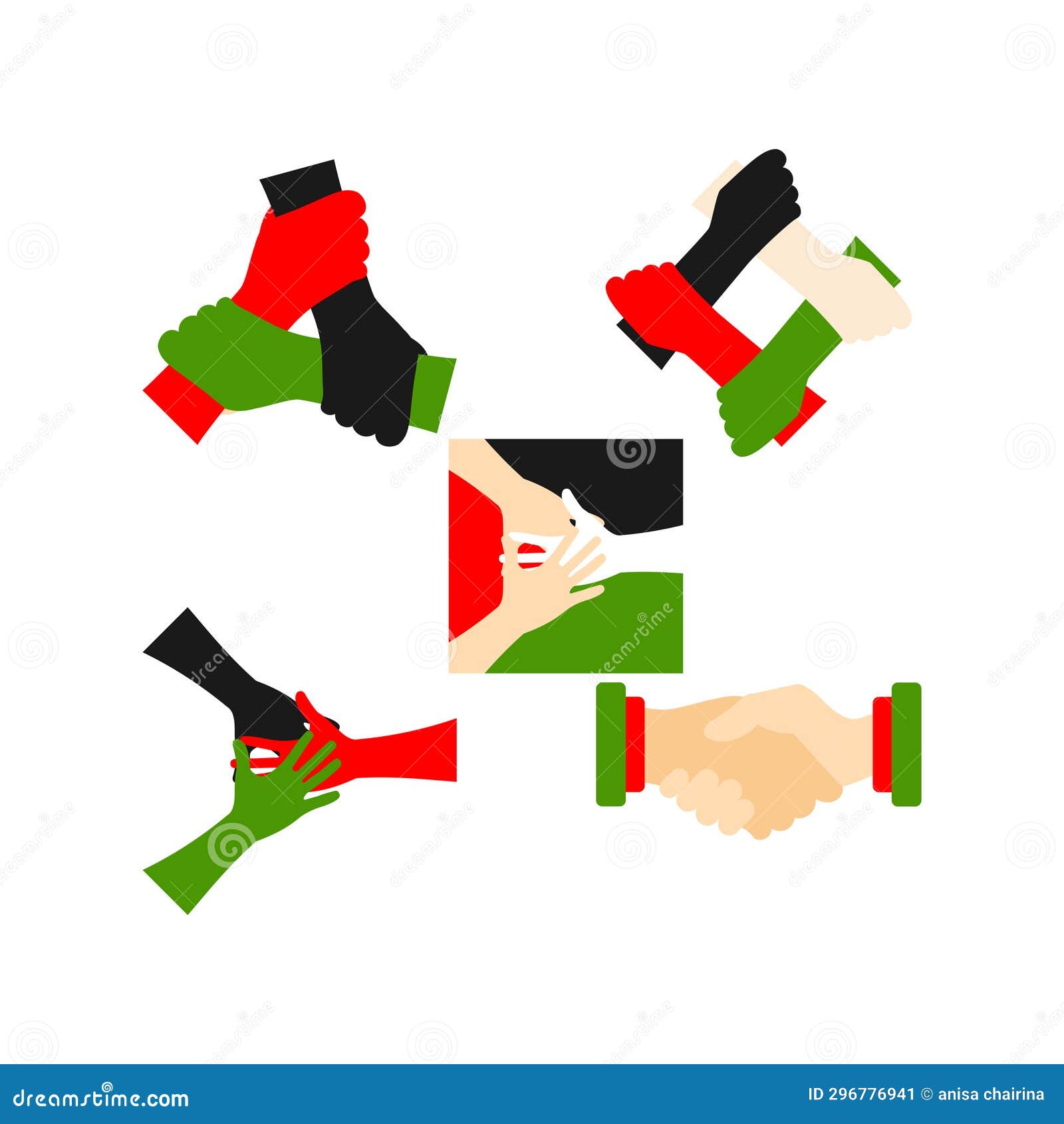 Palestine Hand Element Vector Design Stock Illustration - Illustration ...