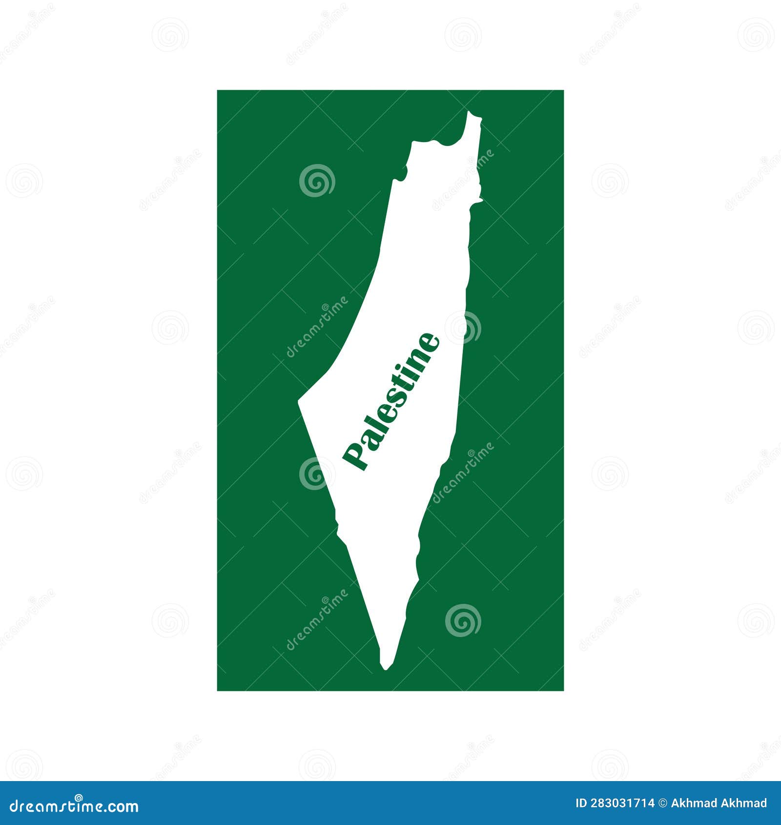 Palestine map stock vector. Illustration of ramallah - 283031714
