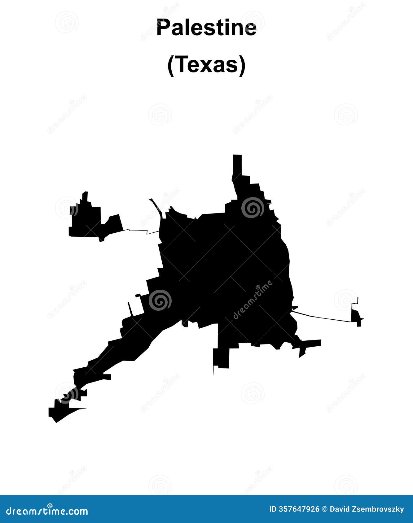 Palestine Outline Map Vector Illustration | CartoonDealer.com #357647926
