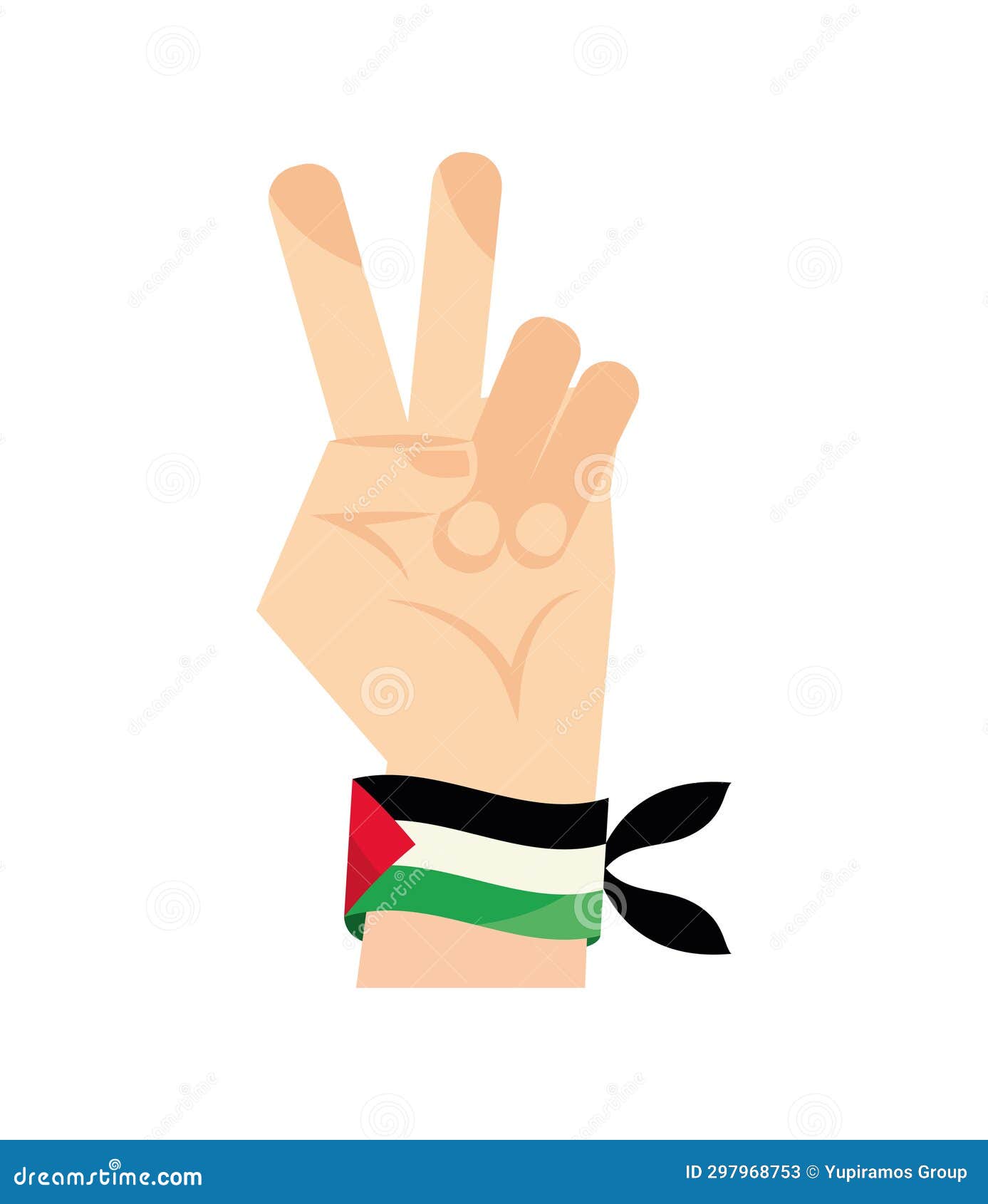 Palestine peace hand stock illustration. Illustration of nation - 297968753