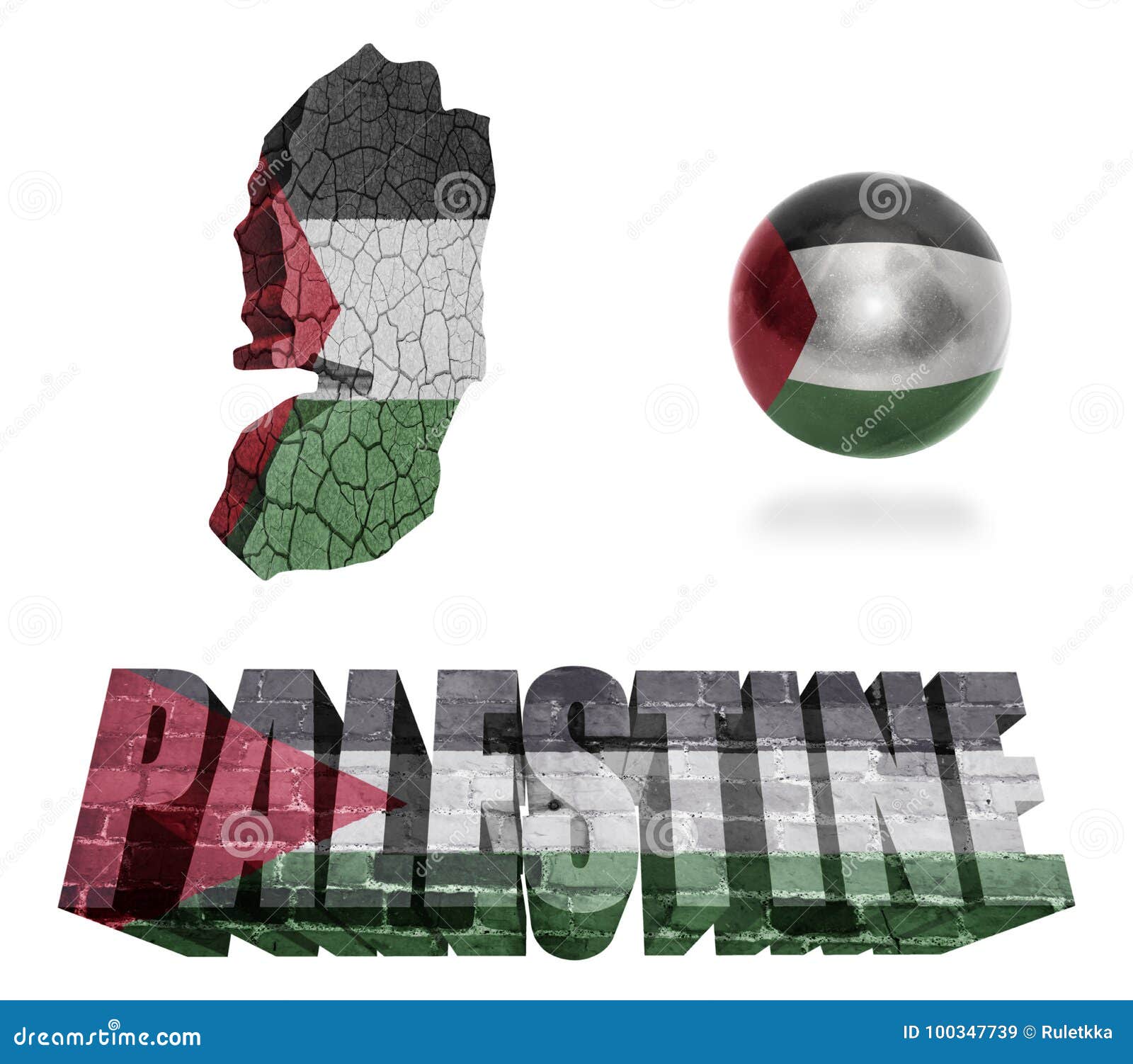 Palestine Symbols stock illustration. Illustration of asia - 100347739