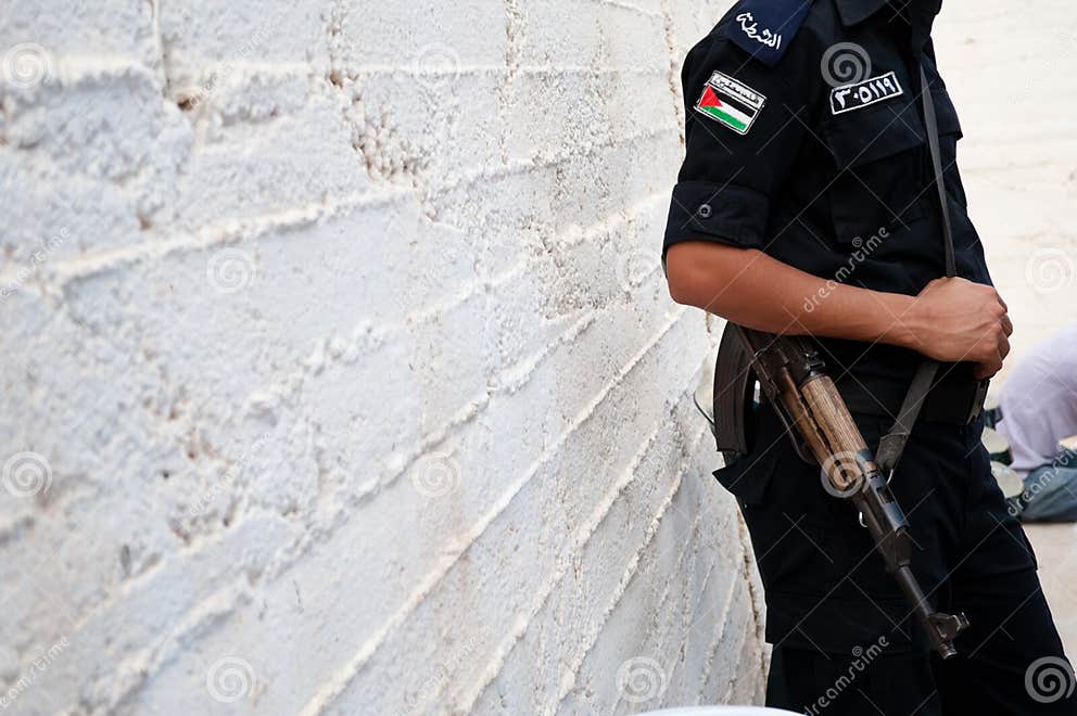 Palestinian Authority Police Editorial Photography - Image of palestine ...