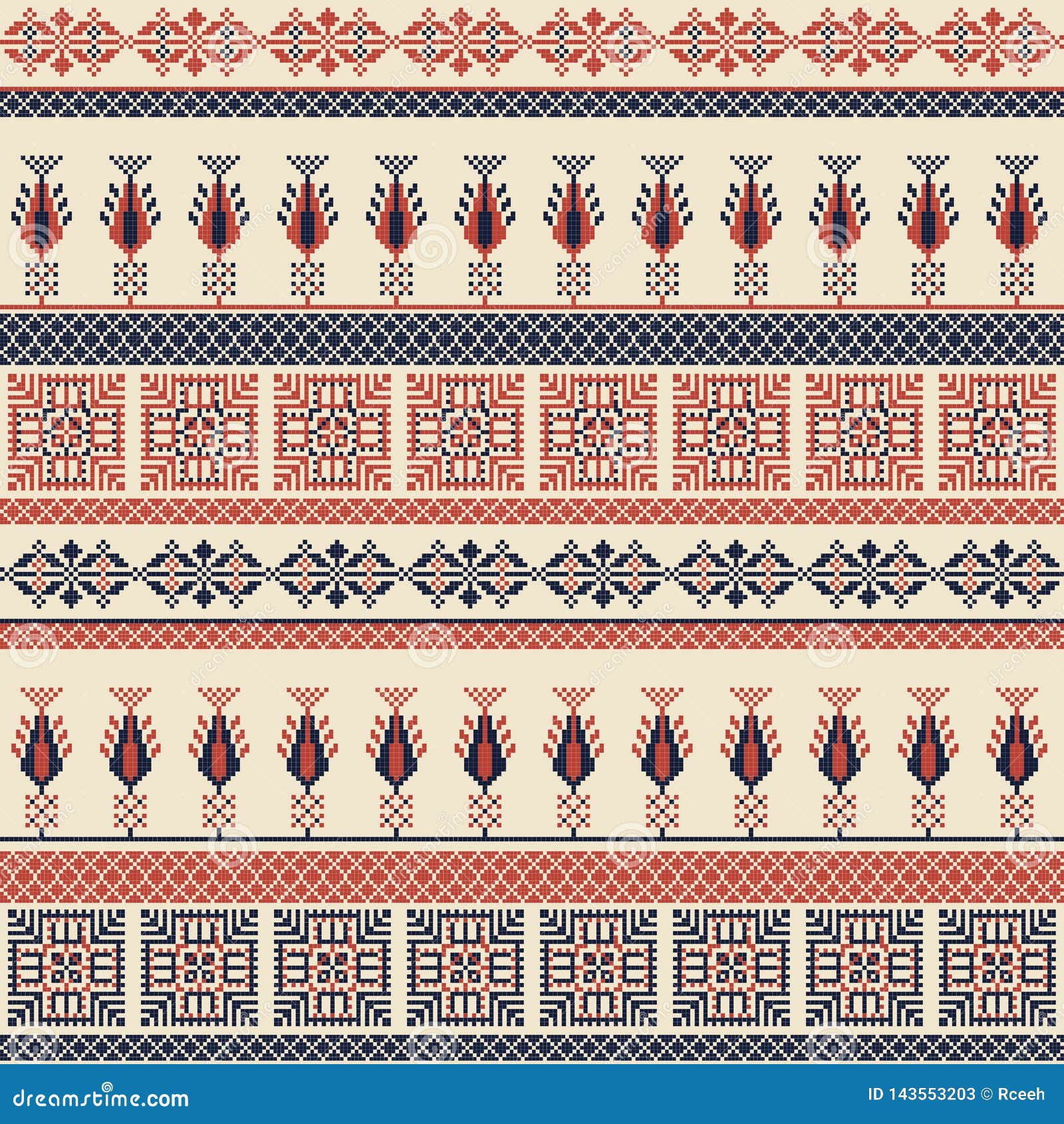 Palestinian Embroidery Pattern Stock Vector - Illustration of muslim ...