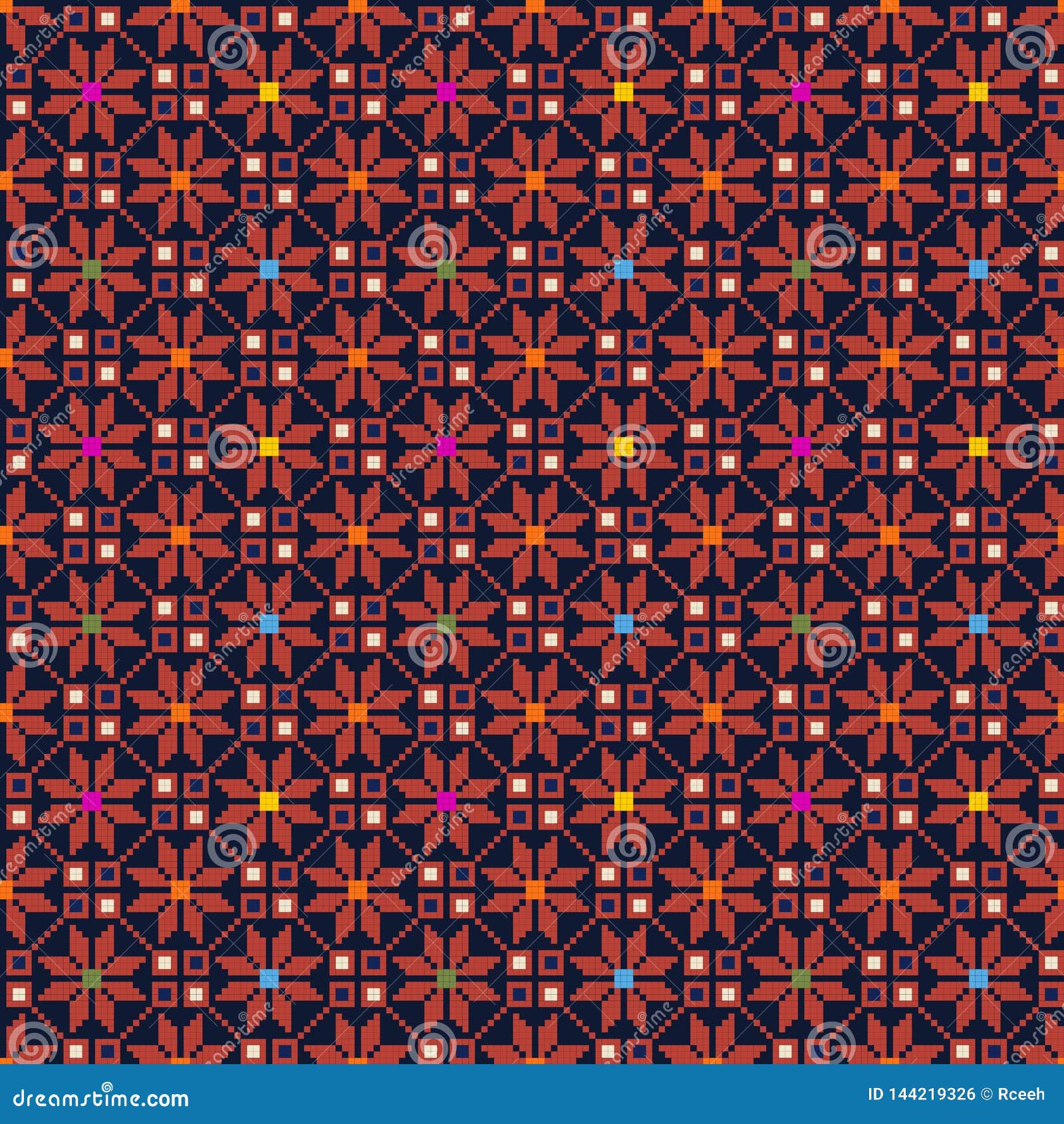 Palestinian Embroidery Pattern Stock Vector - Illustration of ...