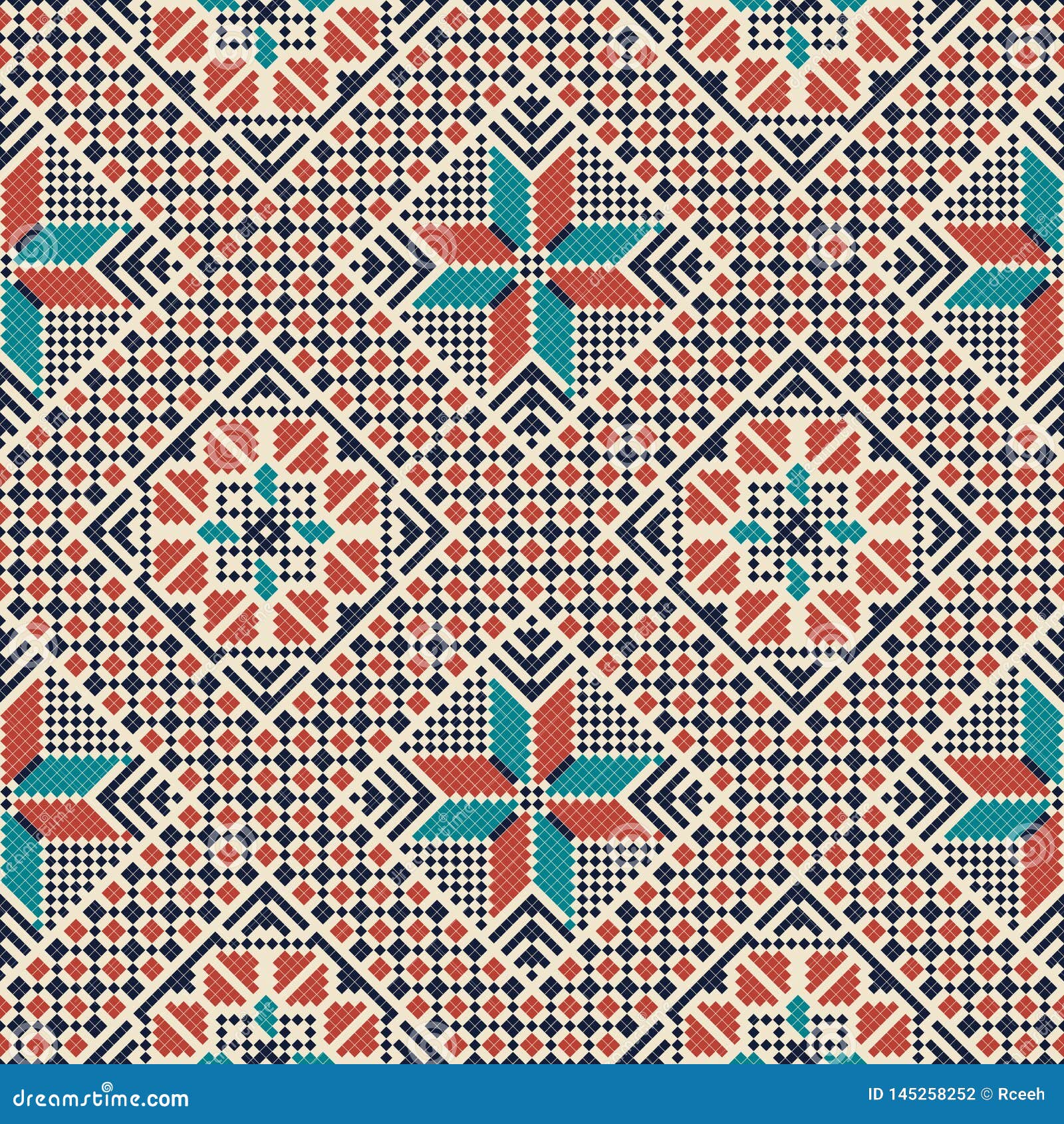 Palestinian Embroidery Pattern Stock Vector - Illustration of ethnic ...