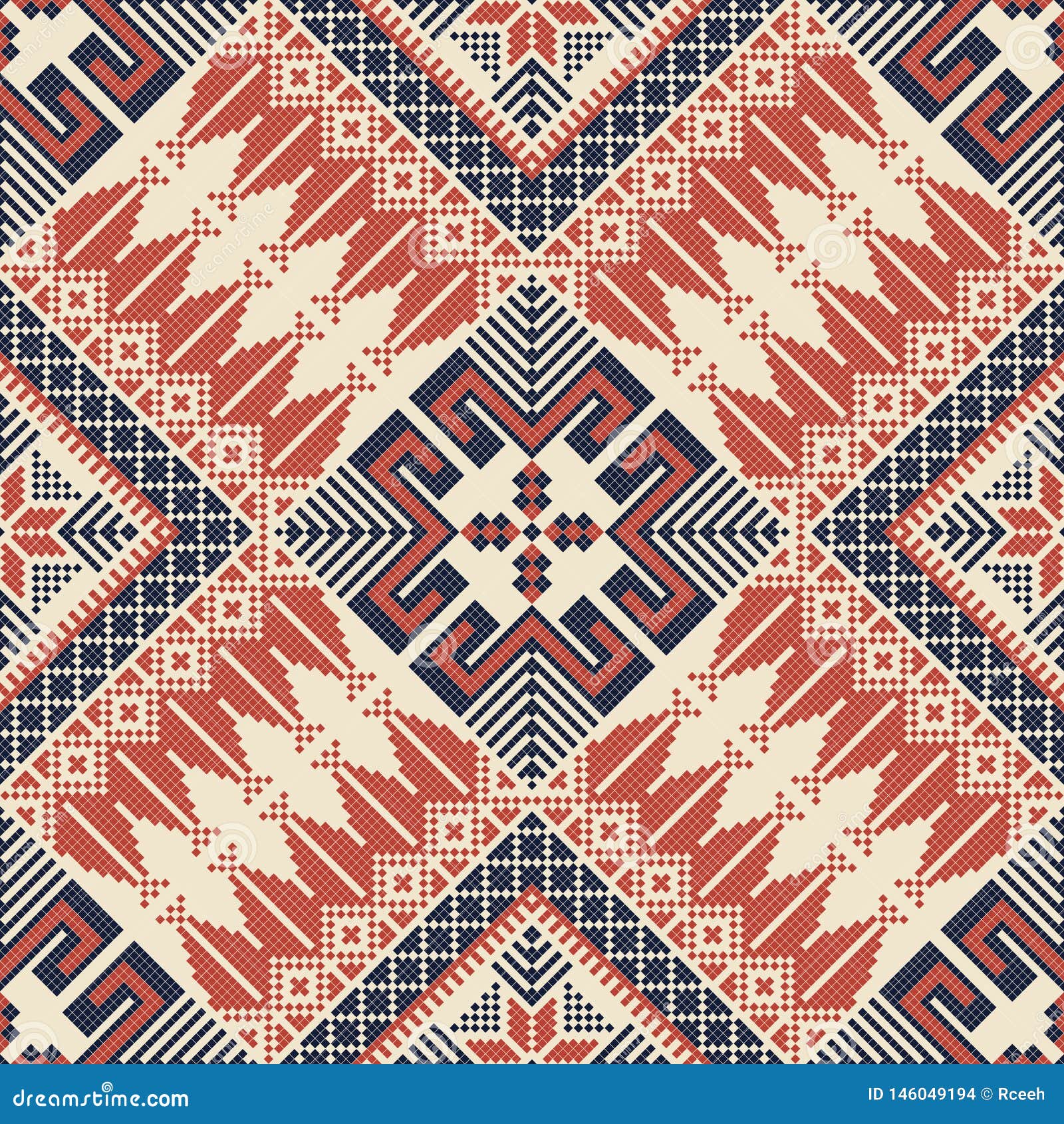 Palestinian Embroidery Pattern Stock Vector - Illustration of jordan ...